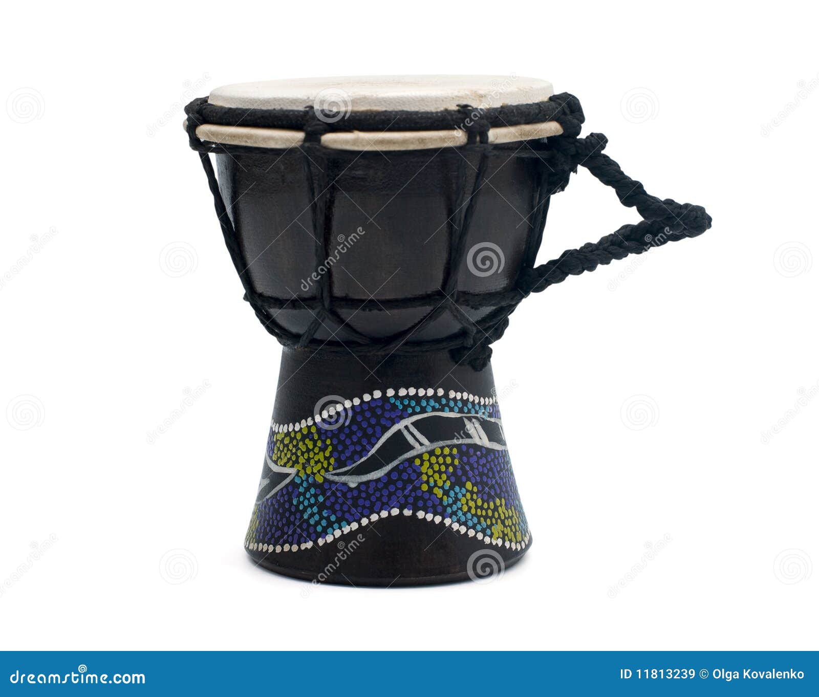 Traditionelle Handtrommel stockbild. Bild von trommel - 11813239