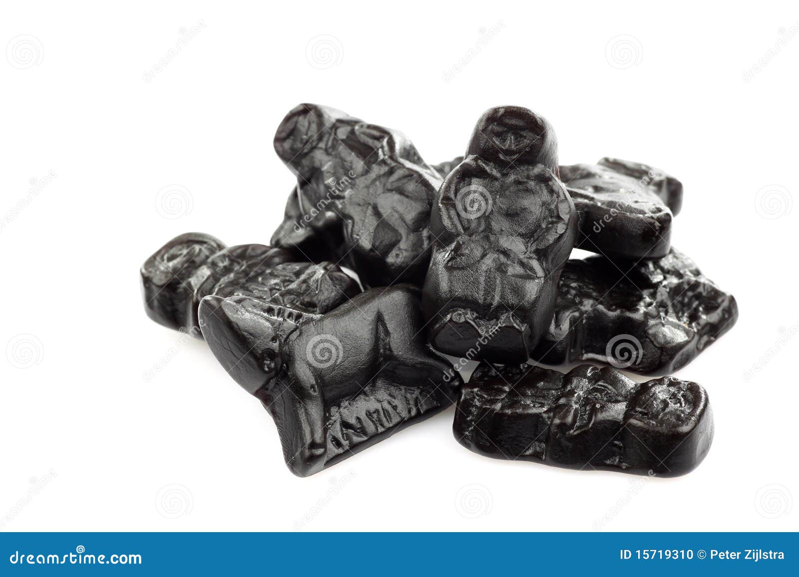 Traditionelle Holländische Lakritze Stockfoto - Bild von tiere, salz ...