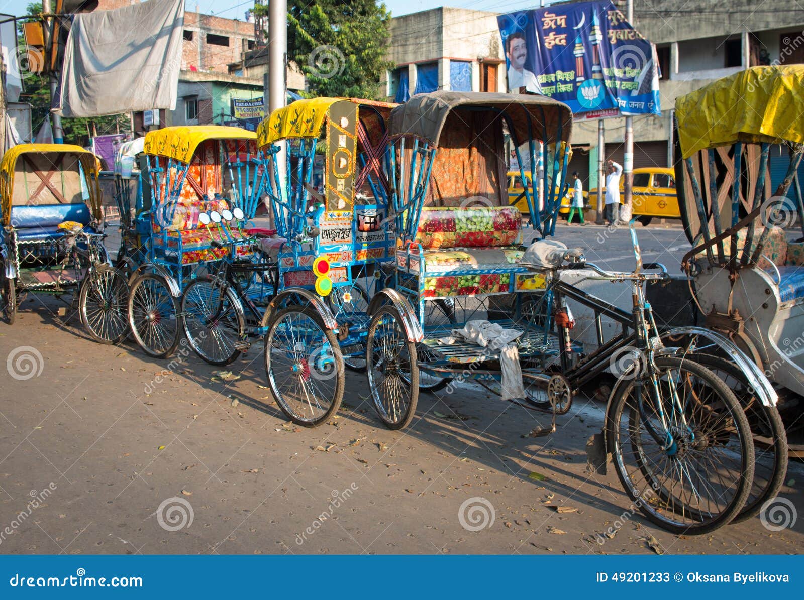 Traditionelle Indische Rikscha Redaktionelles Stockfoto - Bild von ...