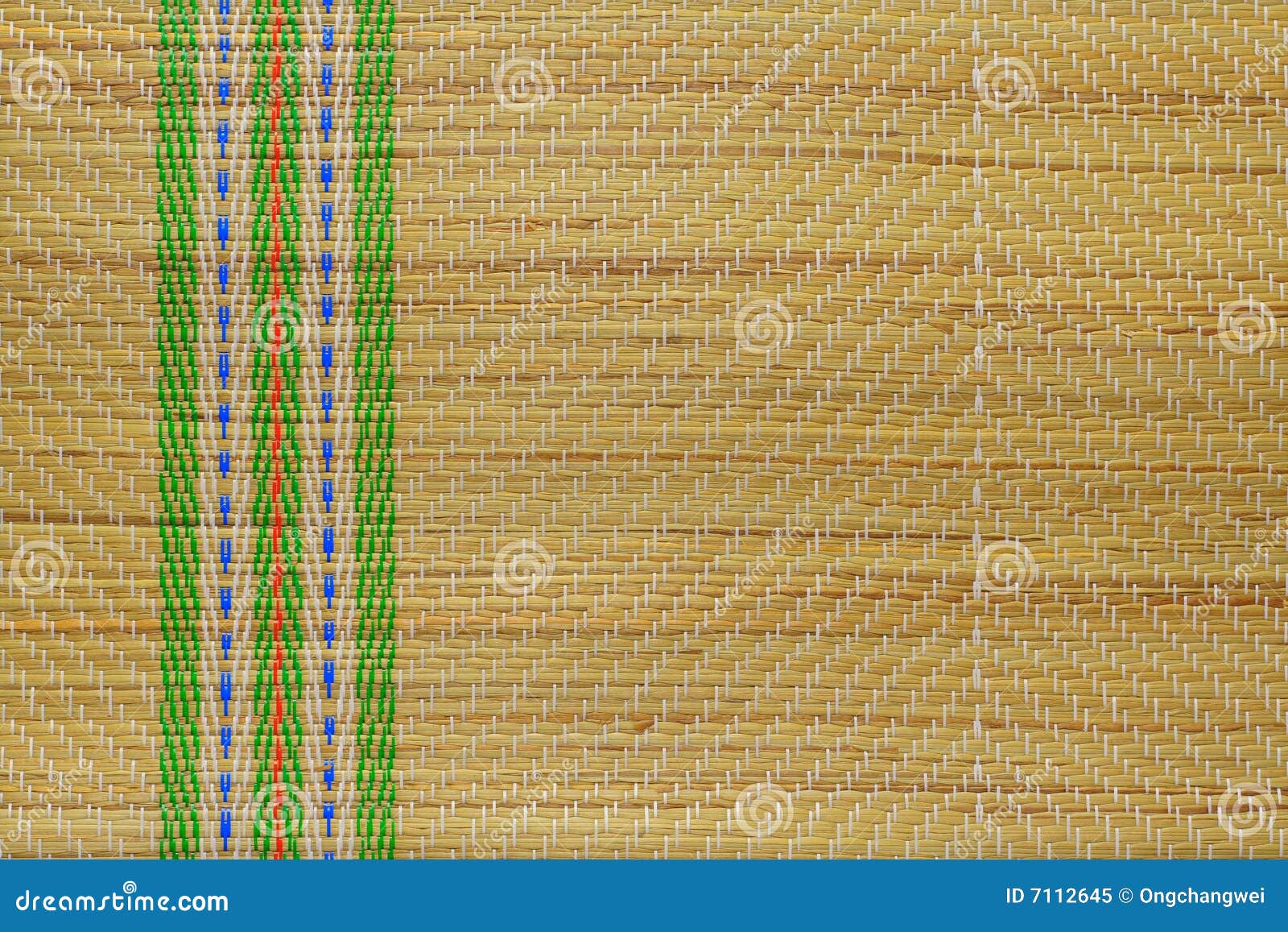Traditionelle Stroh-Matte stockbild. Bild von zeile, auslegung - 7112645