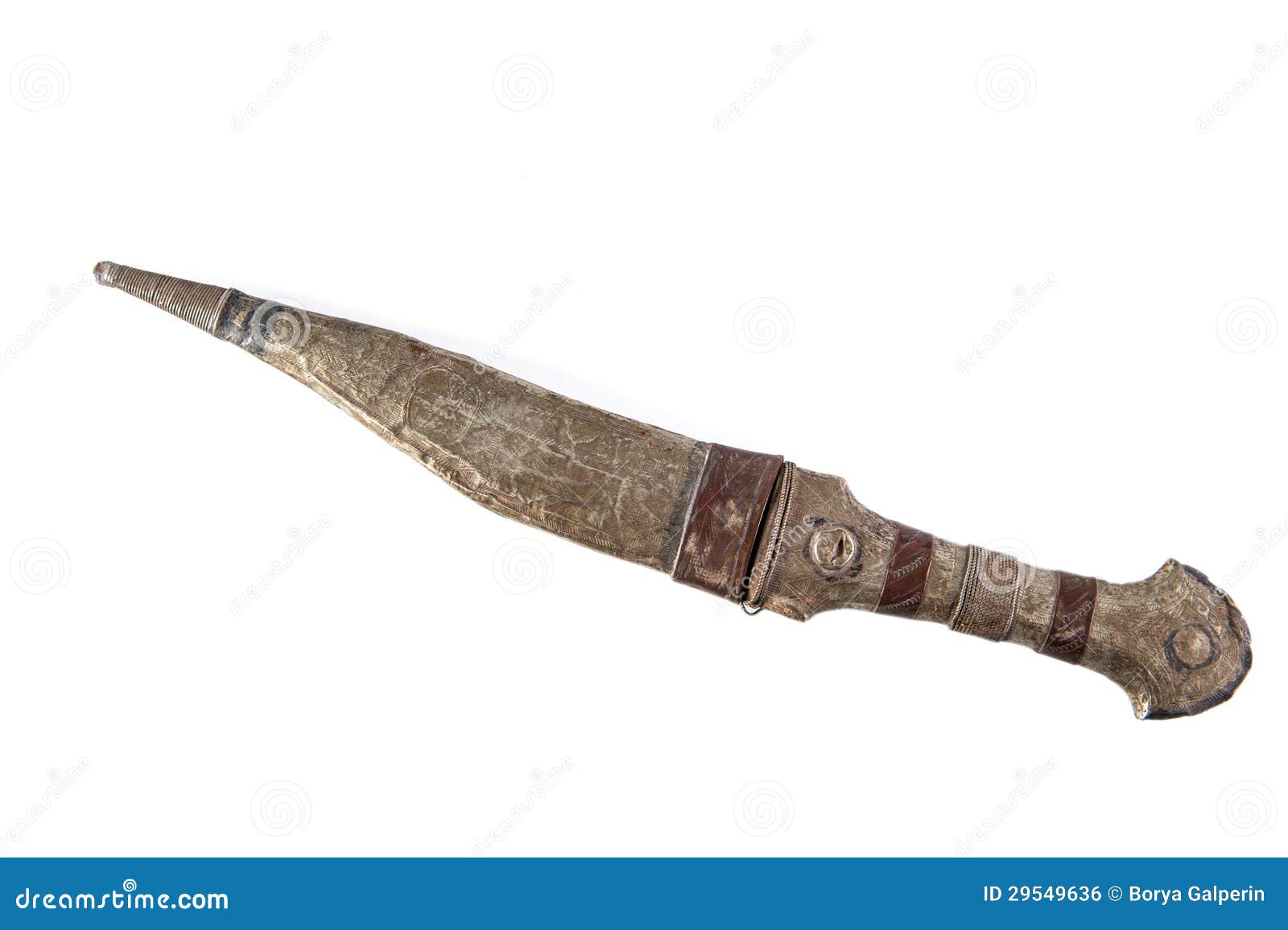 Traditioneller Alter Dolch Der Osmane Stockfoto - Bild von getrennt ...