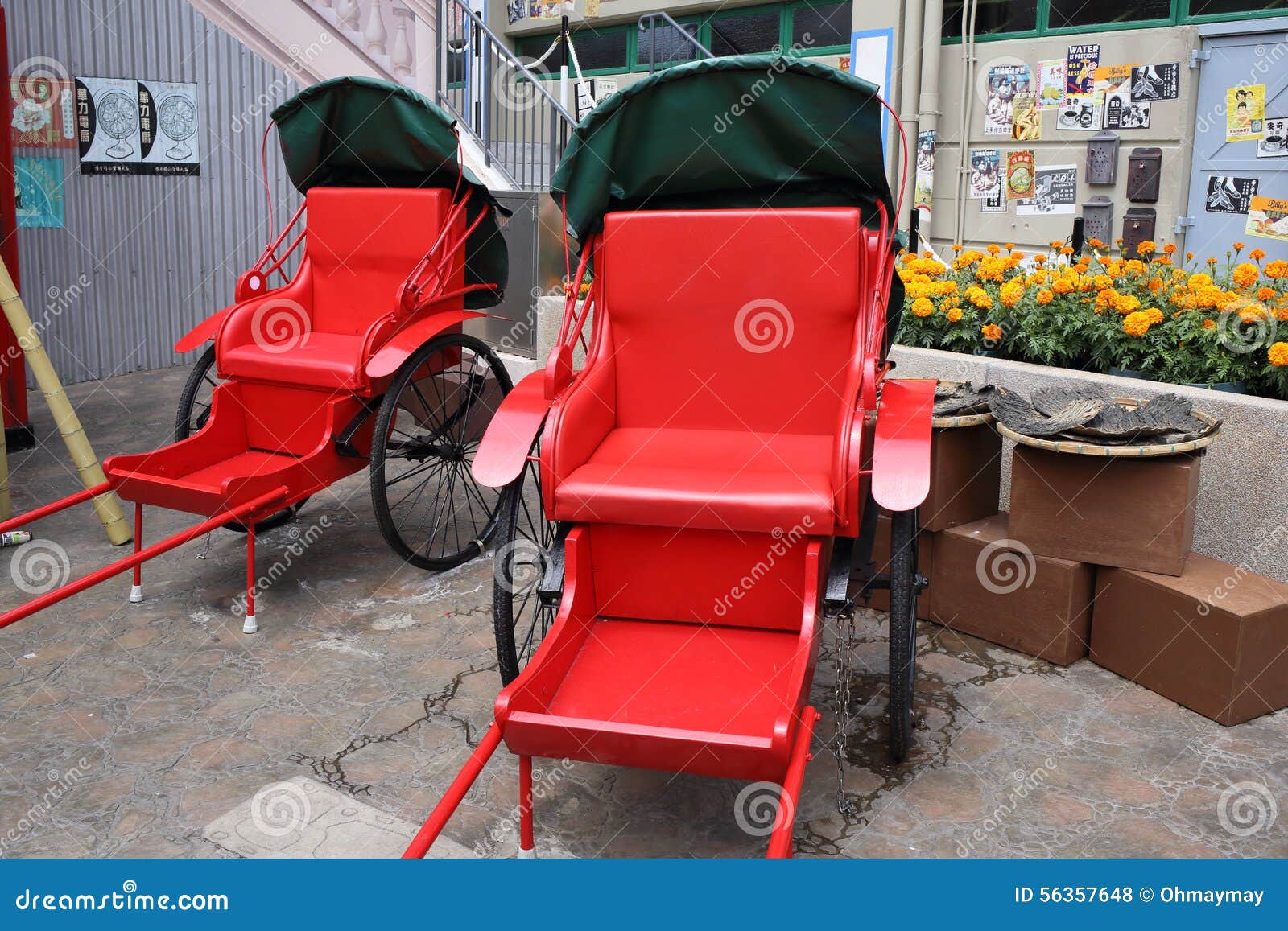 Traditioneller Chinese-Rikschas Redaktionelles Stockfoto - Bild von ...