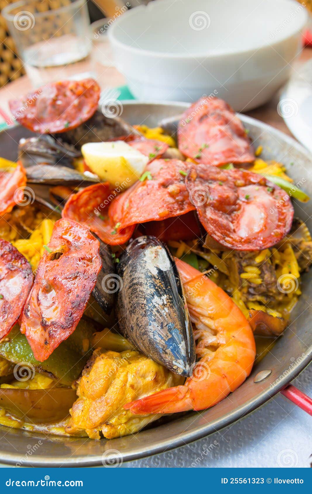 Traditionnal Spanish Food Paella Stock Image - Image of cuisine ...