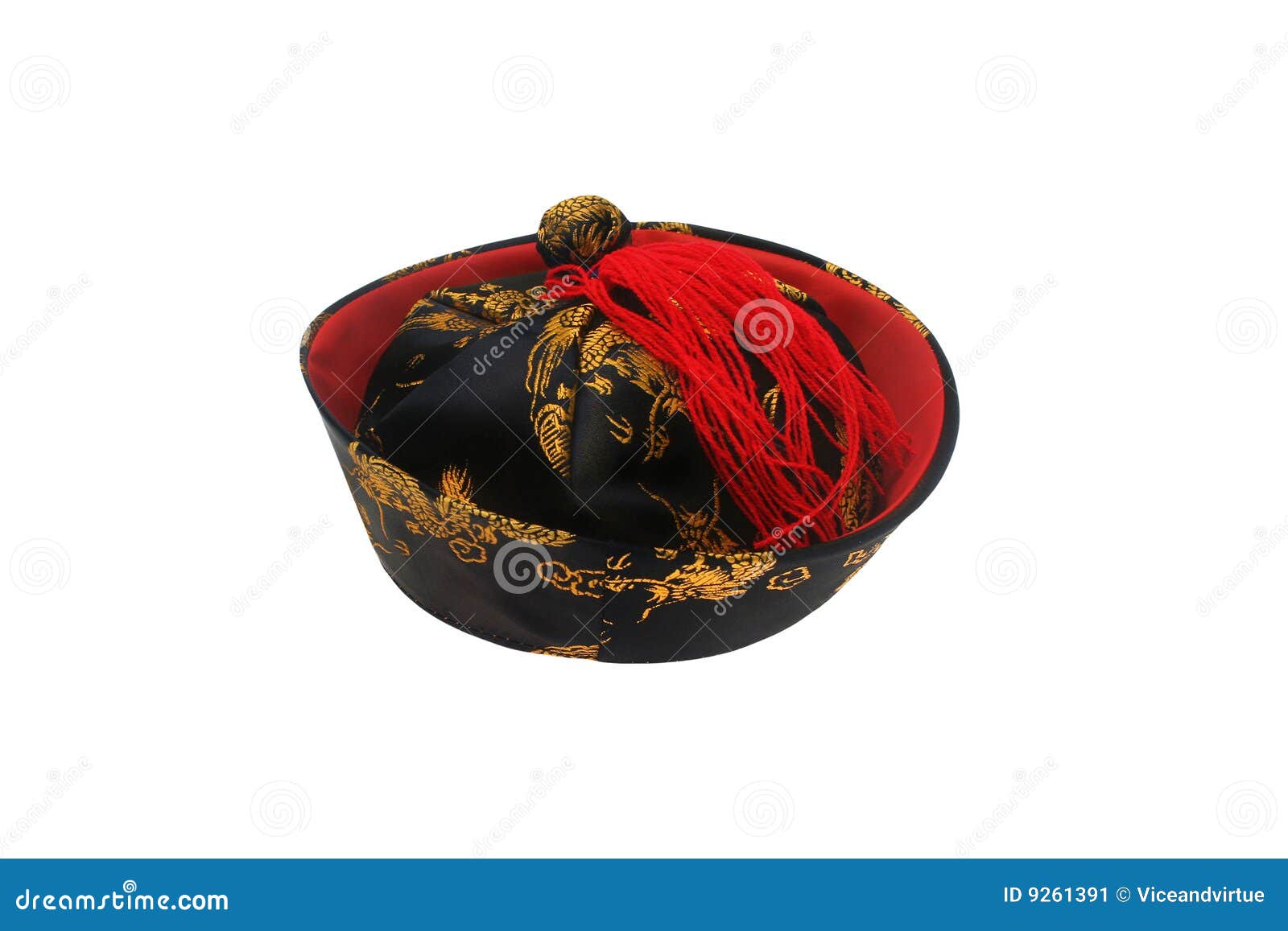 Tradititional Chinese Hat Isolated on White Stock Image - Image of ...