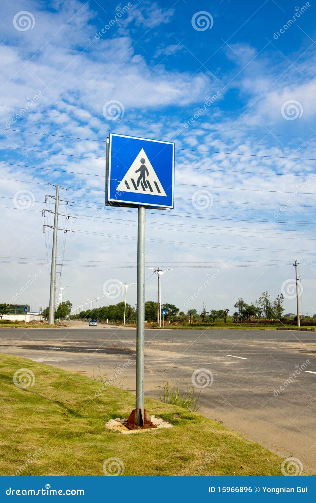 Traffic Along the Road Marking Stock Photo - Image of traffic, material ...