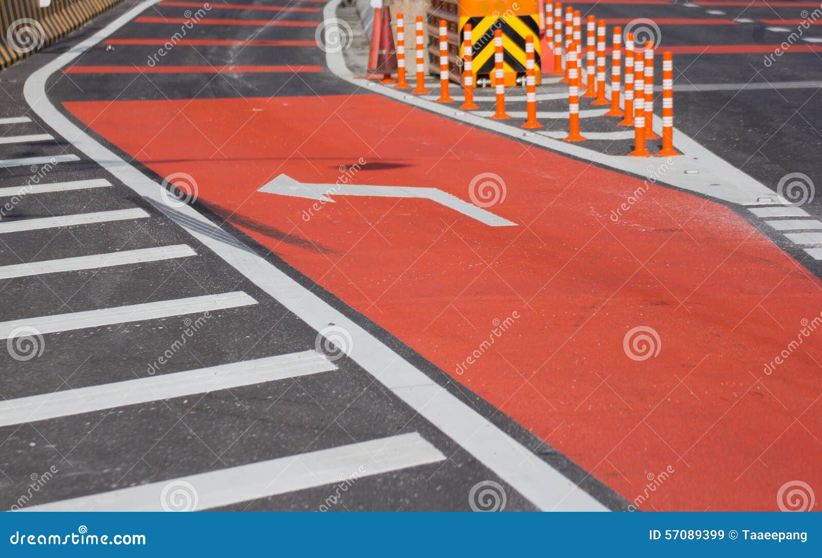 Traffic arrow signage stock image. Image of detour, follow - 57089399
