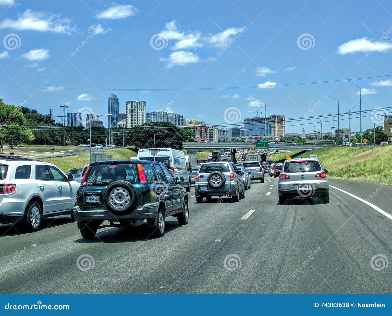 Traffic in Austin Texas editorial stock photo. Image of texas - 74383638