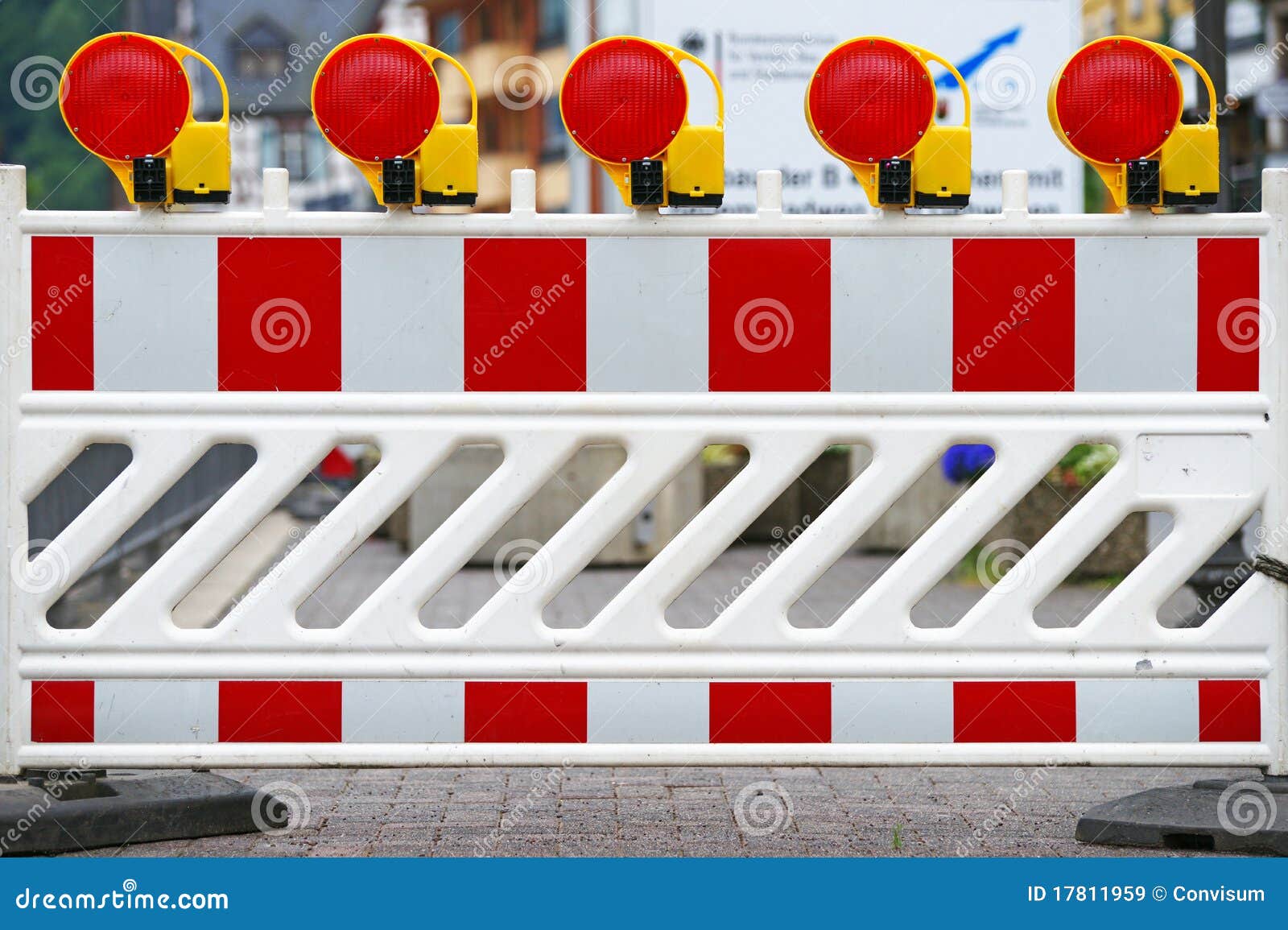 Traffic barrier stock image. Image of detailed, details - 17811959