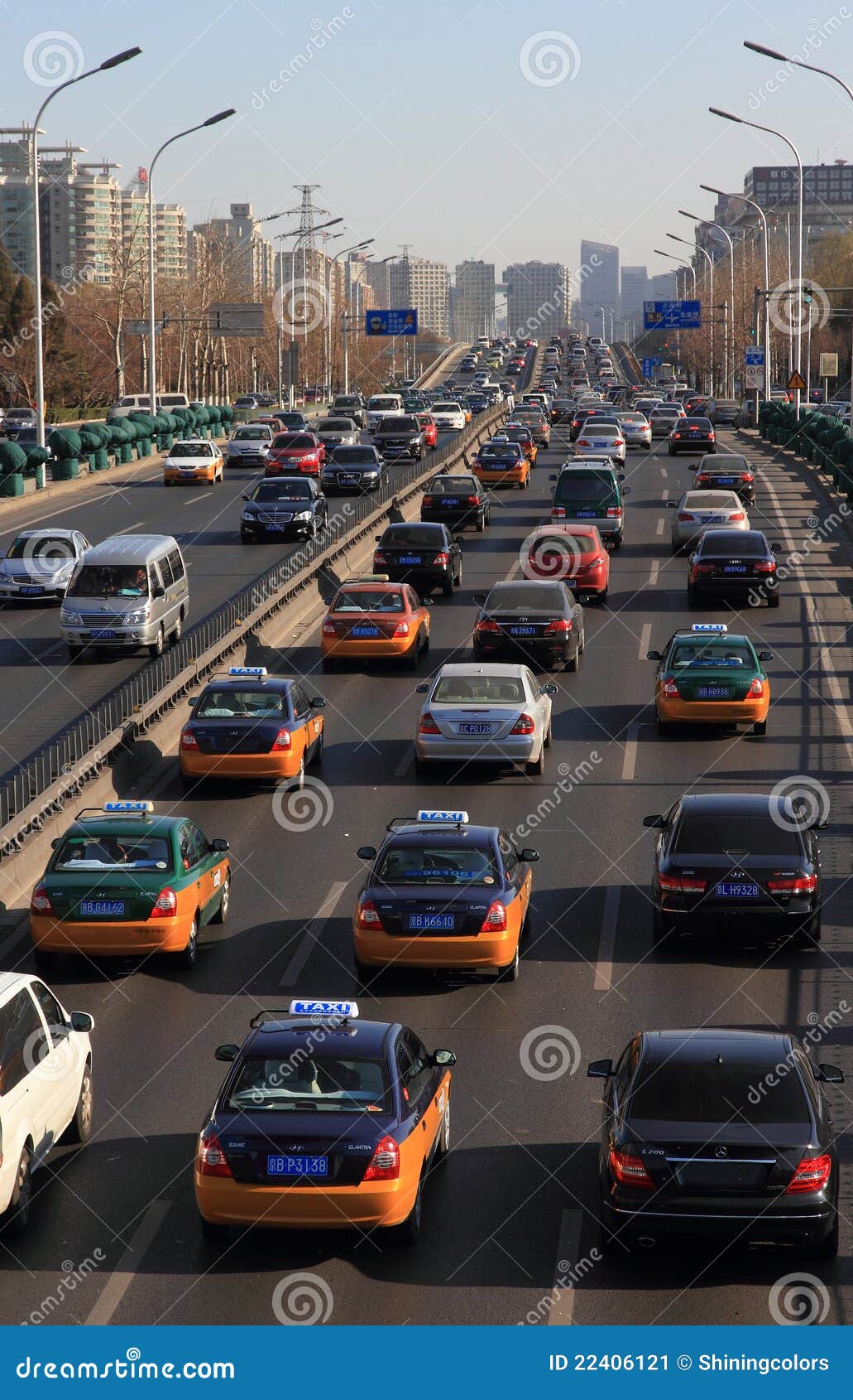 Traffic in Beijing editorial photo. Image of streets - 22406121