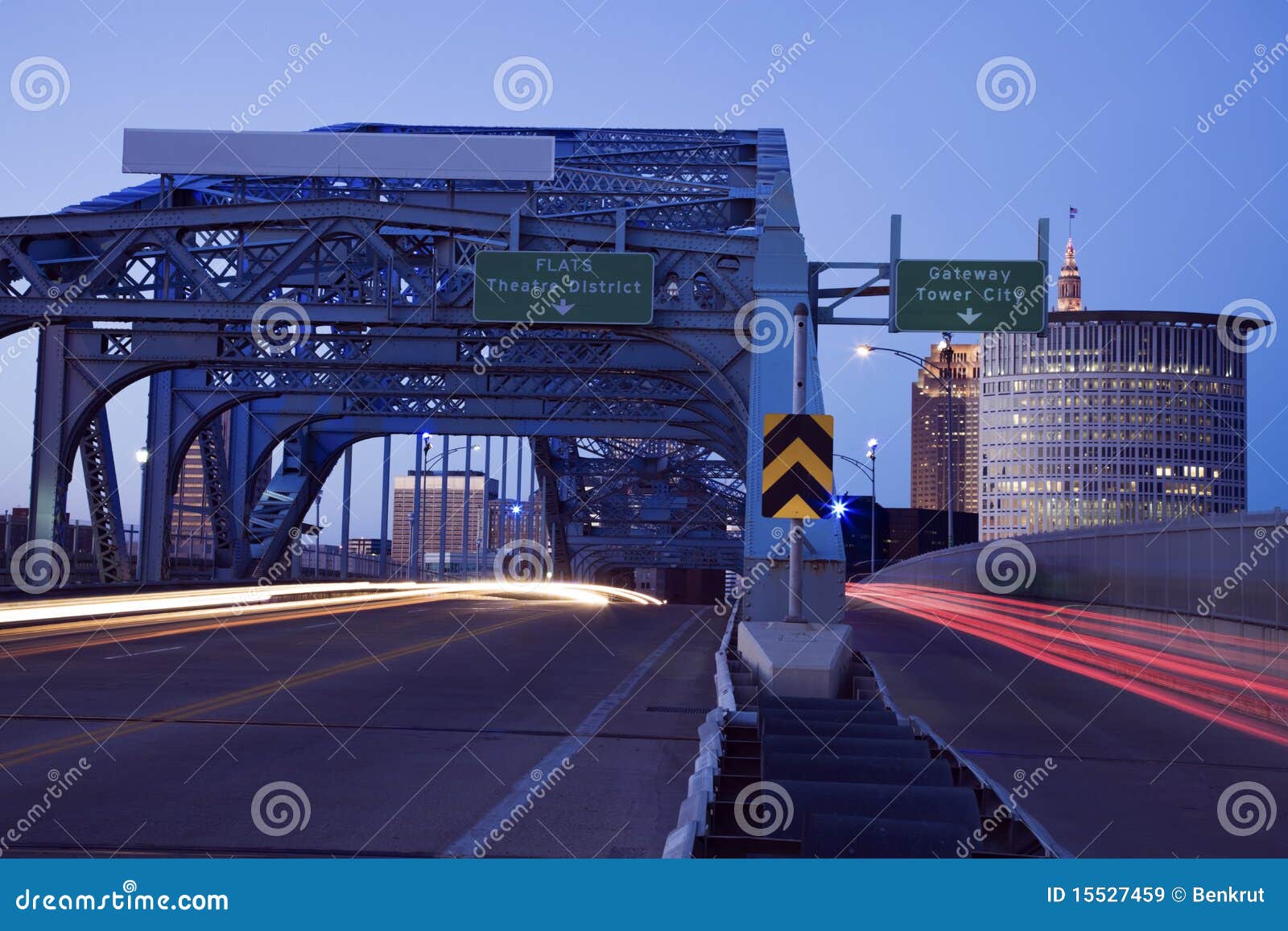 Traffic on the bridge stock image. Image of cityscape - 15527459