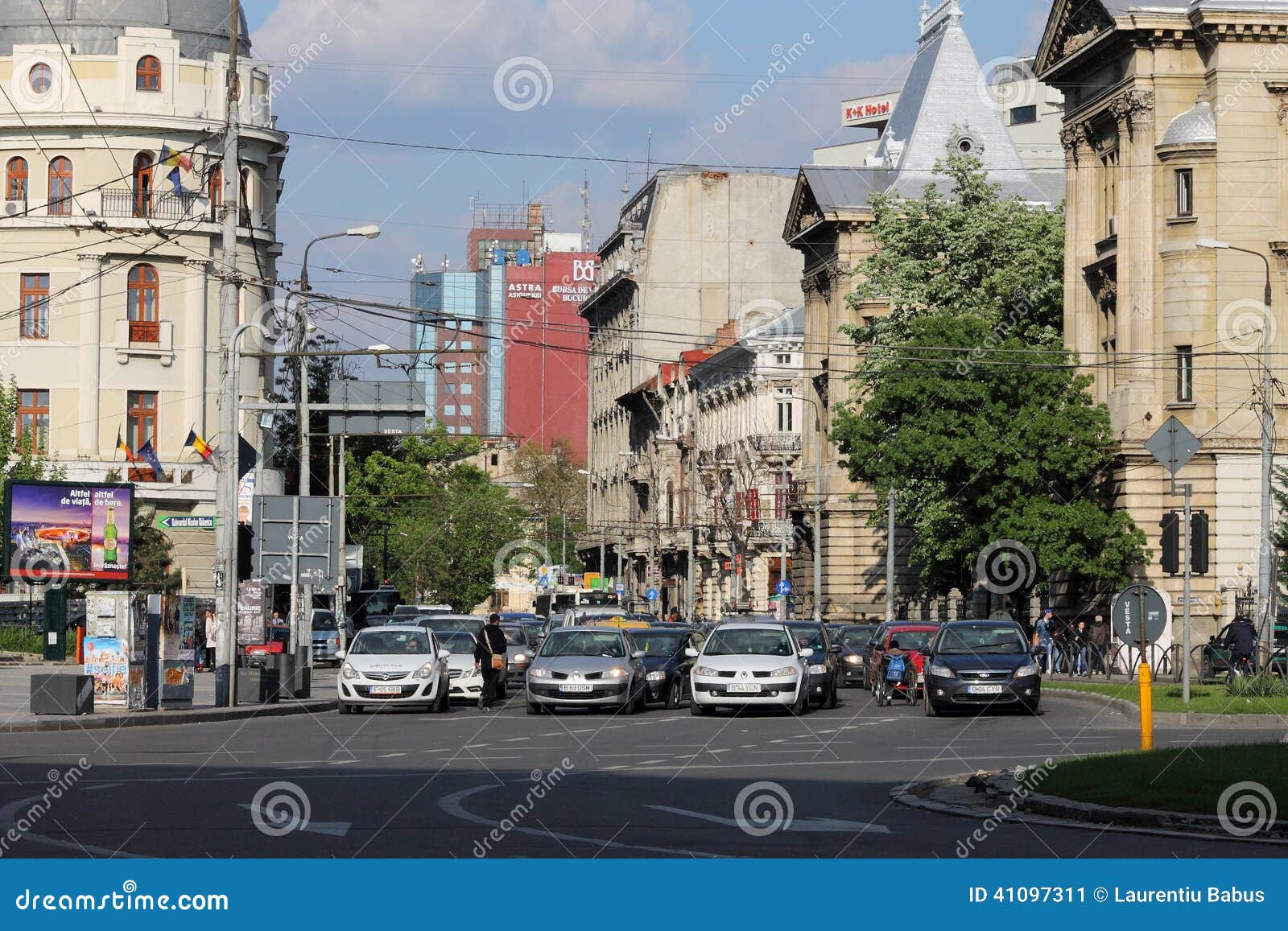 Traffic in Bucharest, Romania Editorial Photo - Image of traffic ...
