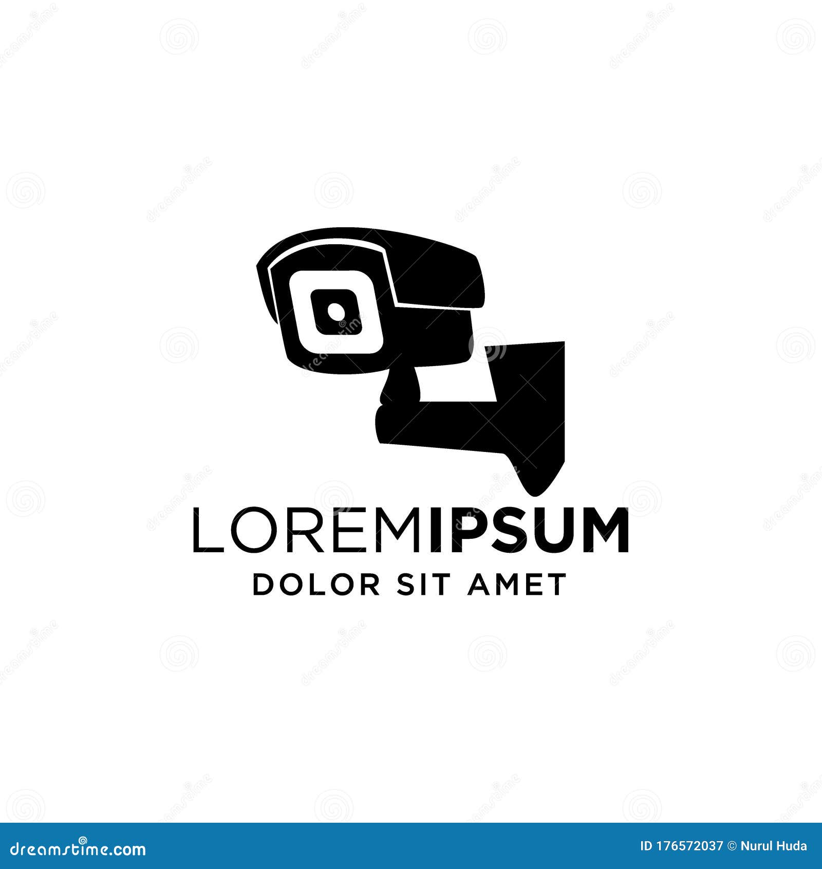 Camera Security Logo Design Template Stock Vector - Illustration of ...