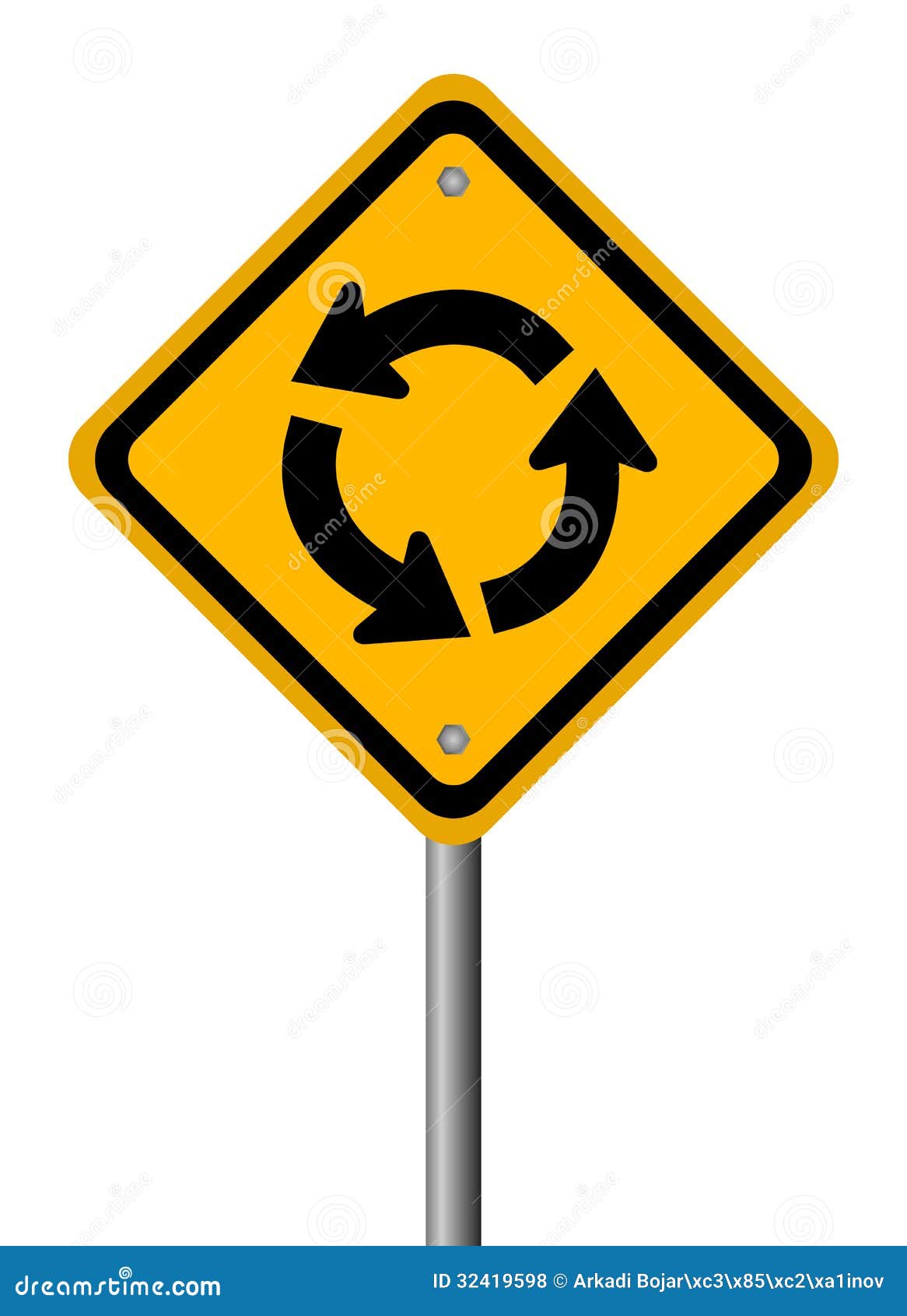 Traffic circle stock vector. Illustration of movement - 32419598