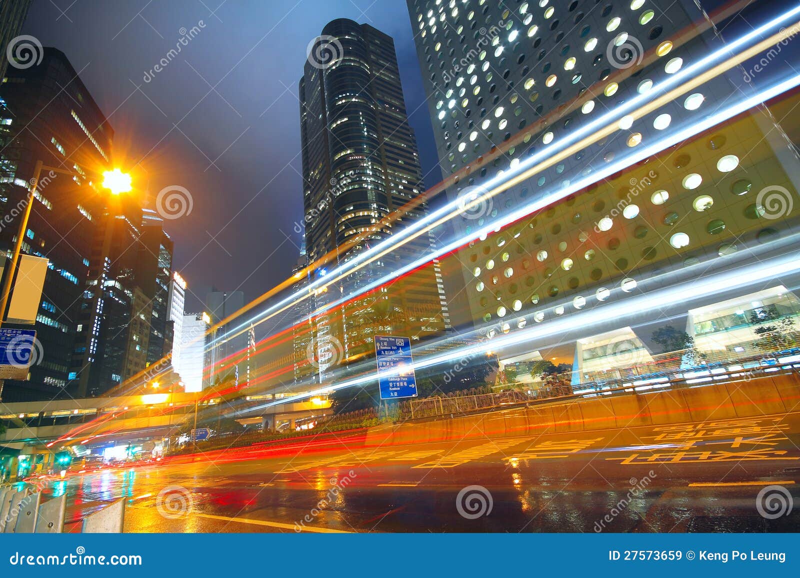 Traffic city night stock image. Image of dusk, light - 27573659