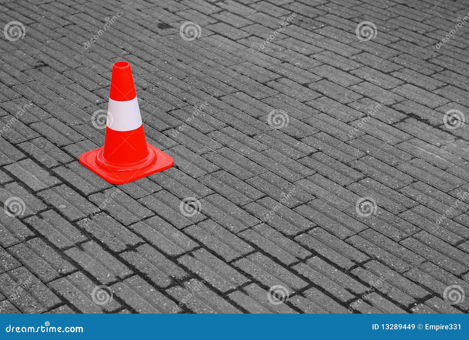 Traffic cone stock image. Image of barrier, security - 13289449