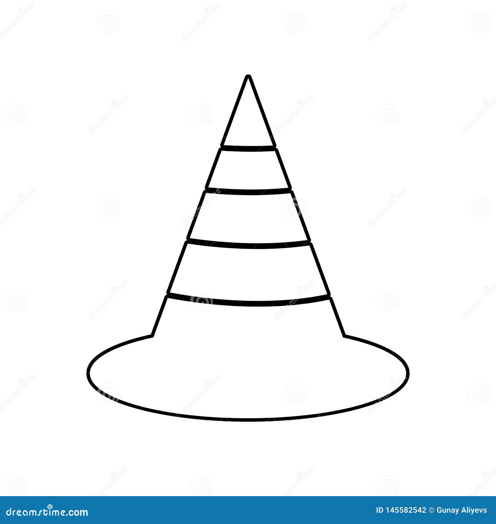The Traffic Cone Icon. Element Of Constraction Tools For Mobile Concept ...