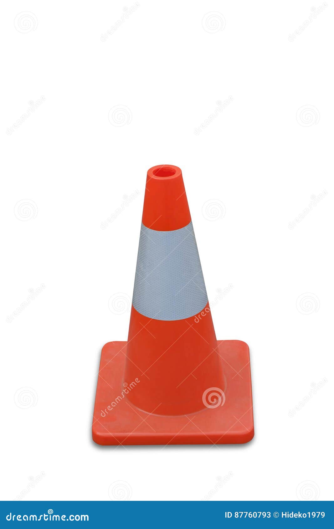 Traffic Cone And Yellow Lines Royalty-Free Stock Image | CartoonDealer ...