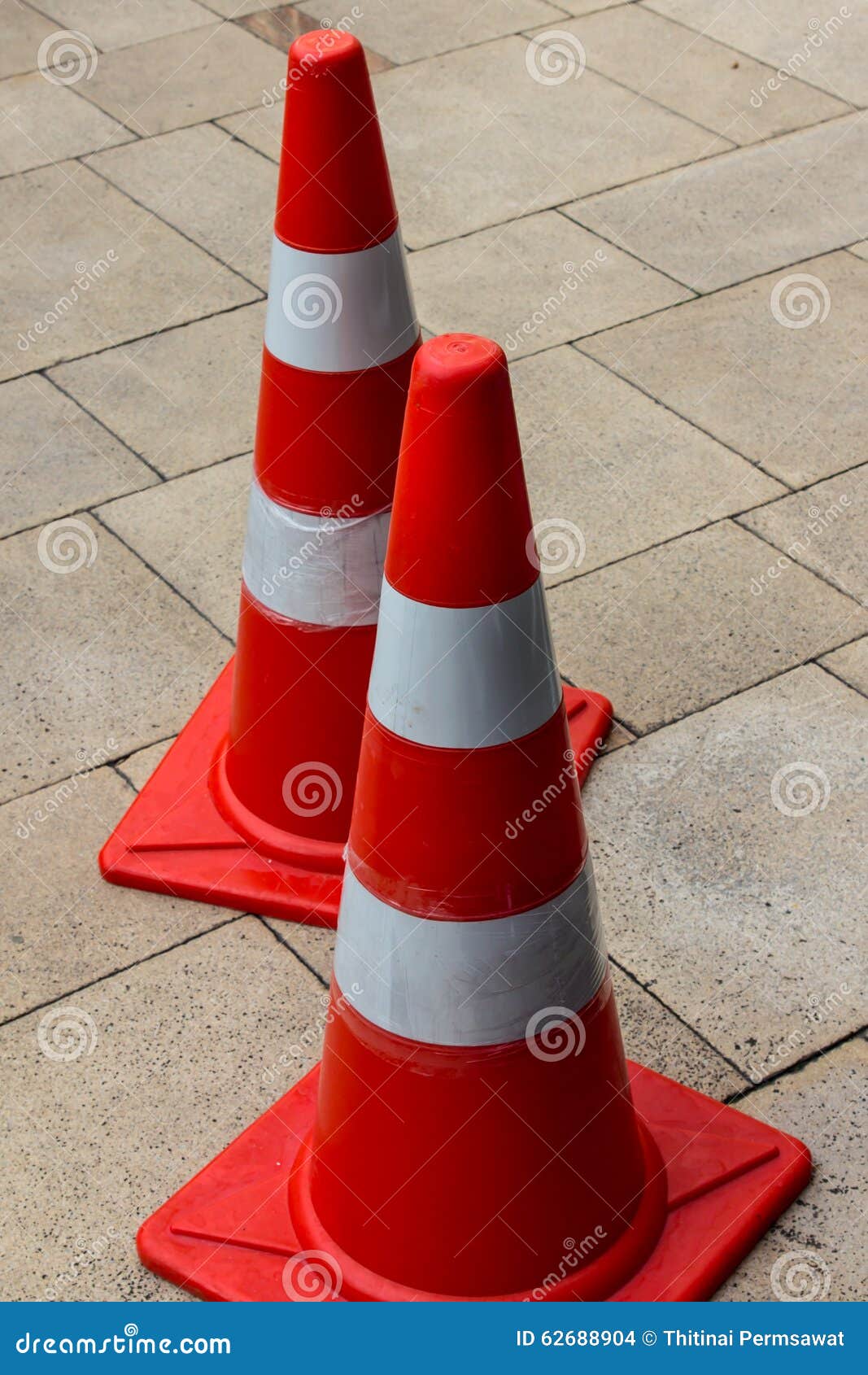 Traffic cone on the road stock photo. Image of plastic - 62688904