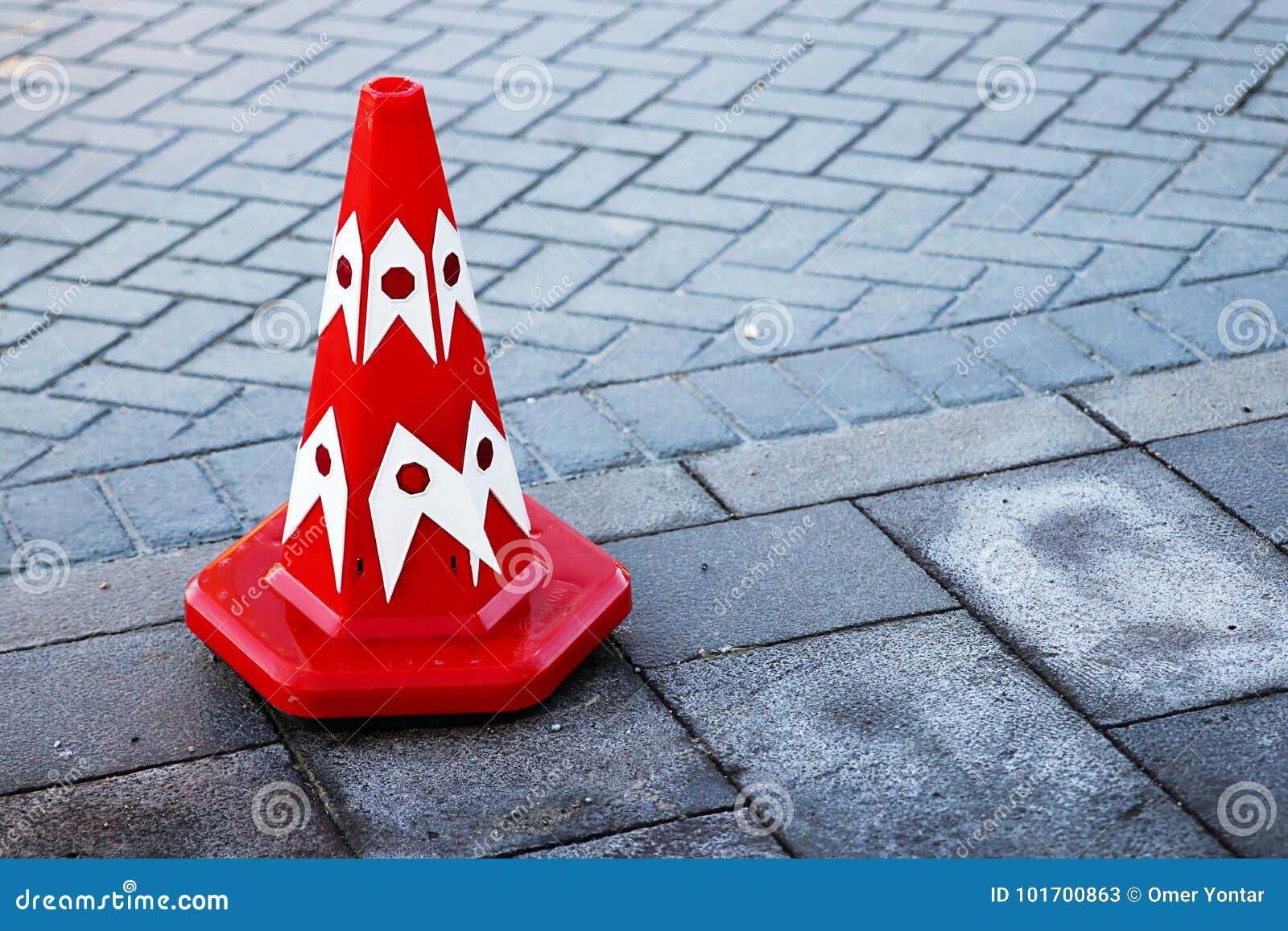 Traffic Cone for Traffic Roll Stock Image - Image of bright, horizontal ...