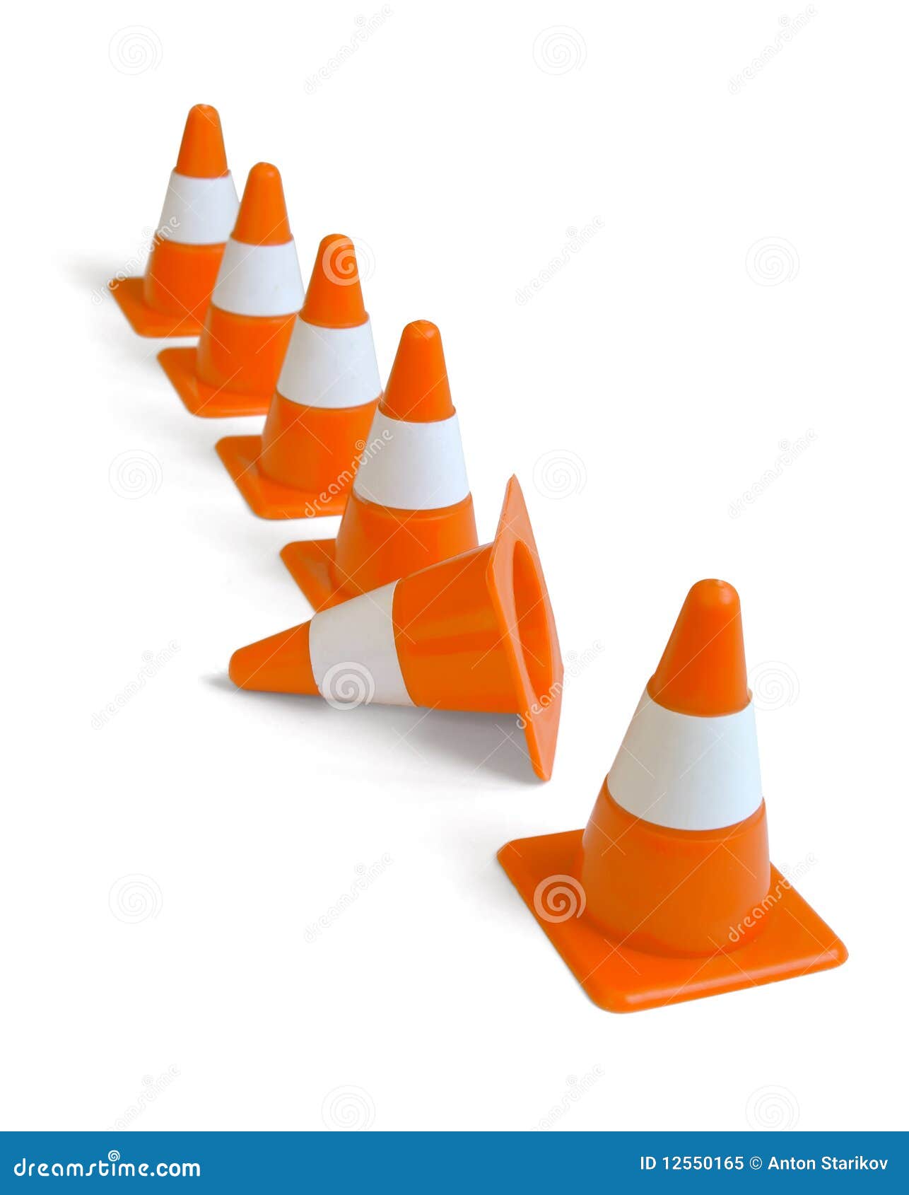 Traffic Cones Royalty-Free Stock Photo | CartoonDealer.com #7981299