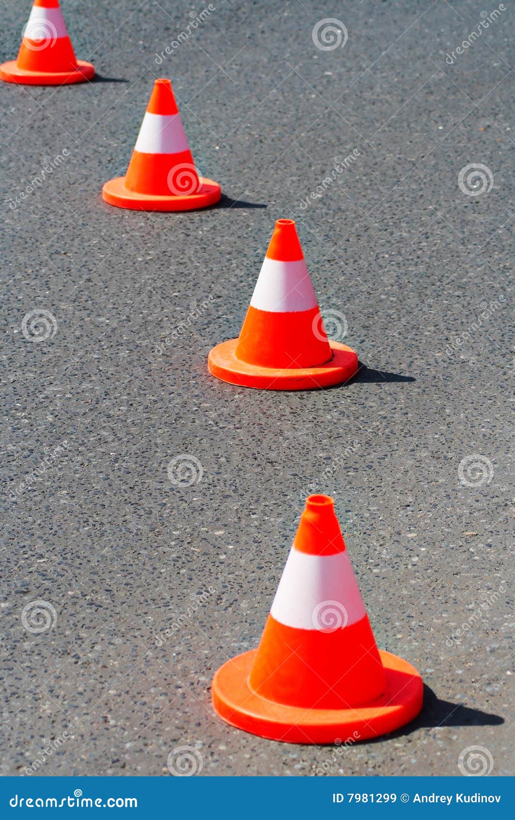 Traffic cones stock image. Image of control, boundary - 7981299