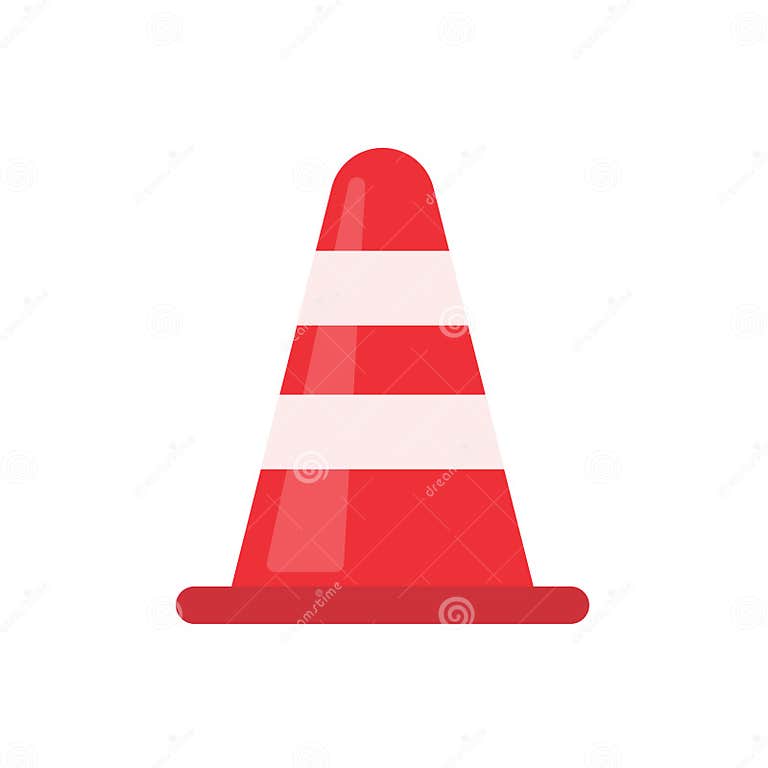 Traffic Cones. Barrier Cones Divide the Protective Zone Stock ...