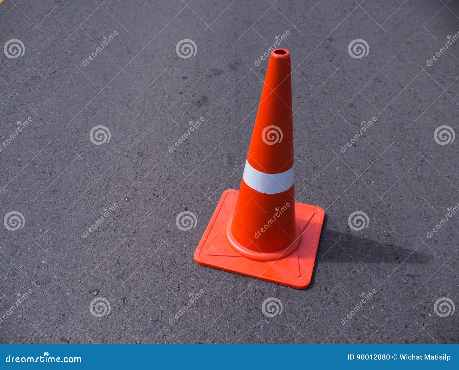 Traffic Cones Blocking the Road Stock Photo - Image of notice, safety ...
