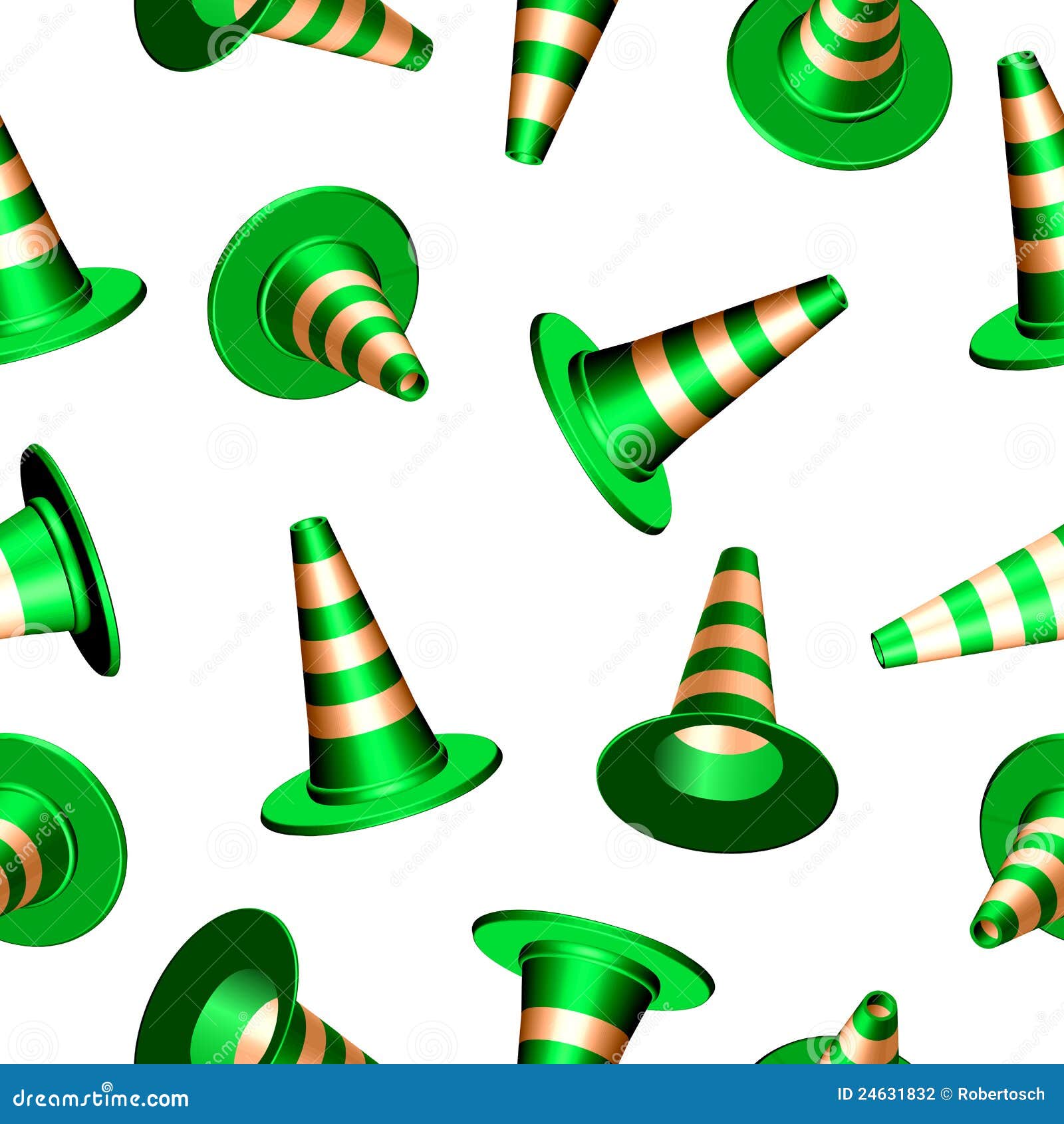 Traffic cones texture stock vector. Illustration of object - 24631832