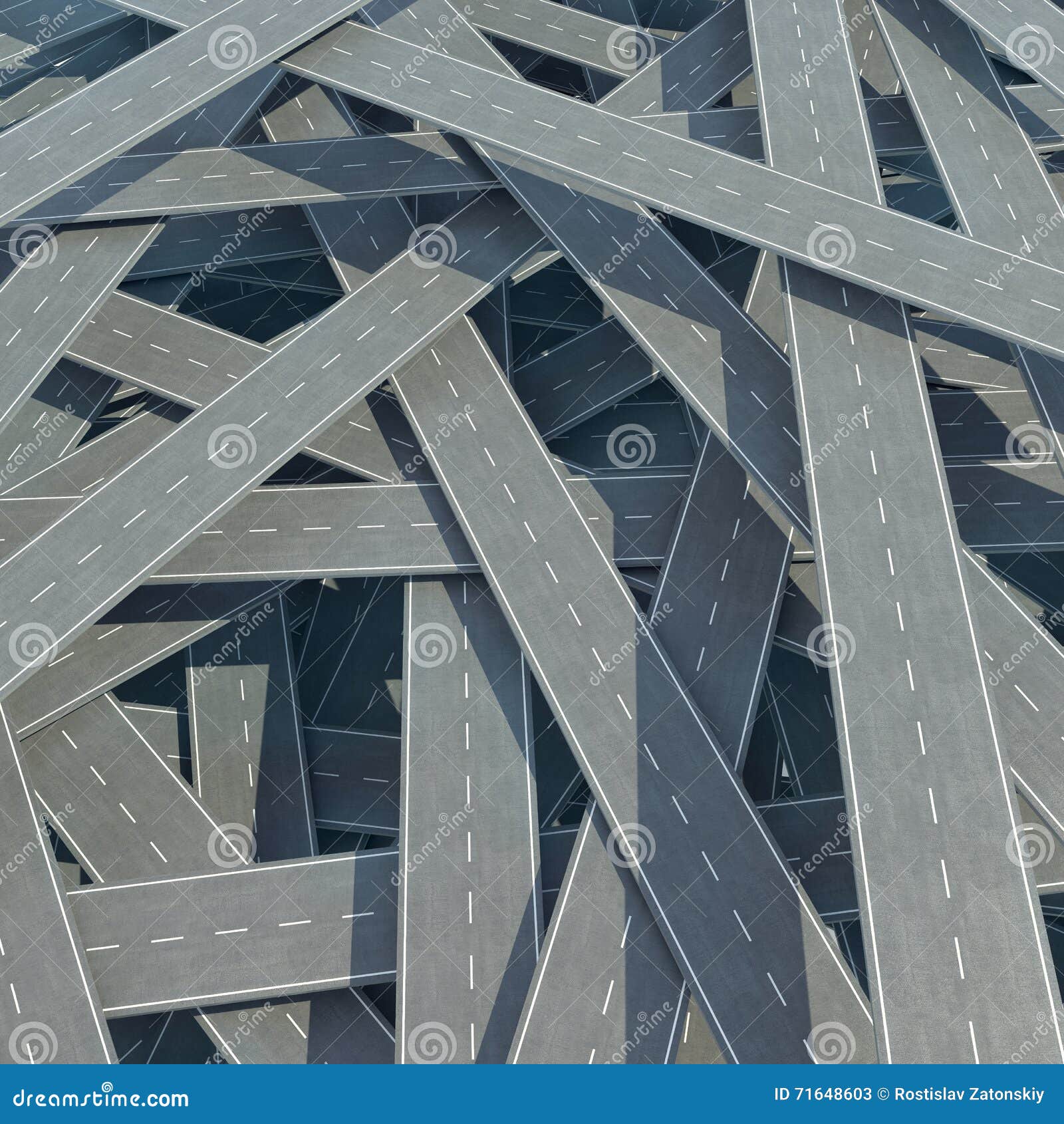 Traffic Congestion At A Major City Intersection. Royalty-Free Stock ...