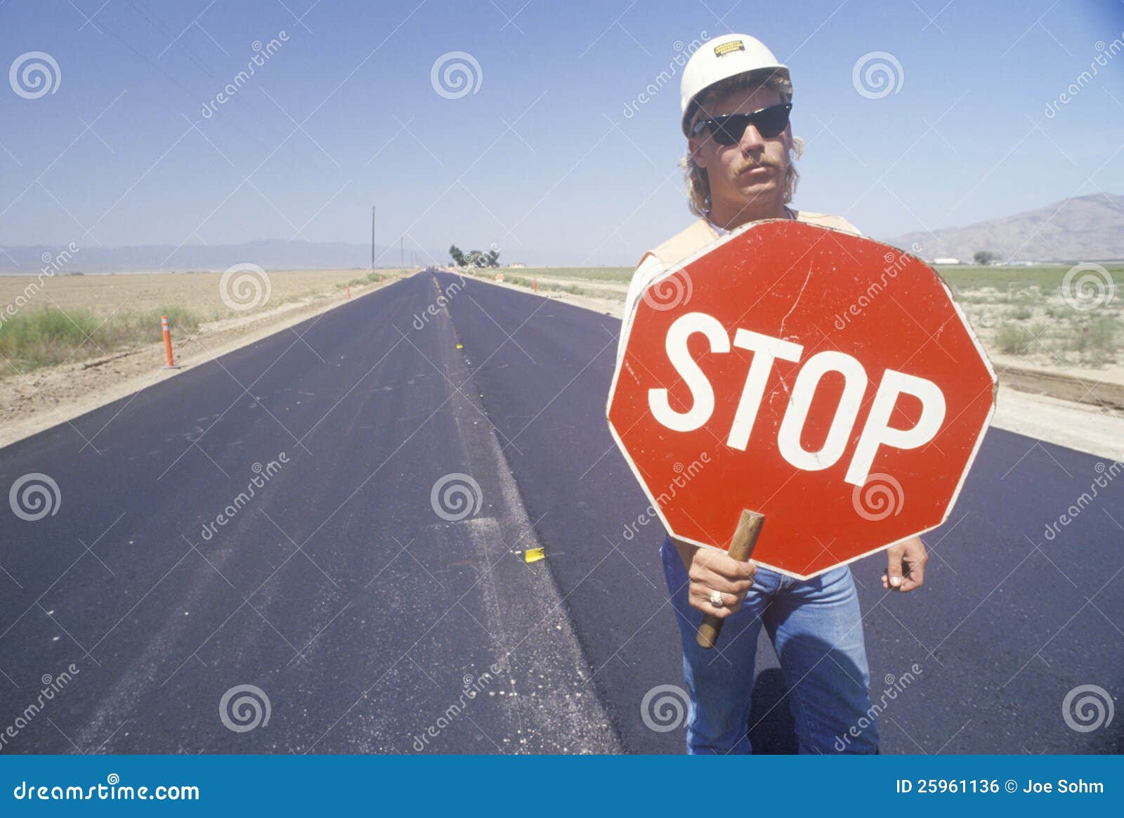 Traffic Control on a Highway, Editorial Photo - Image of careful, road ...