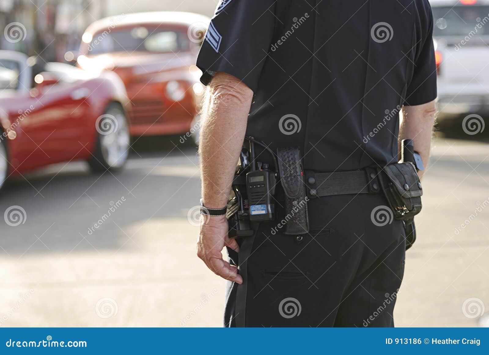 Traffic Cop stock photo. Image of policeman, traffic, cars - 913186