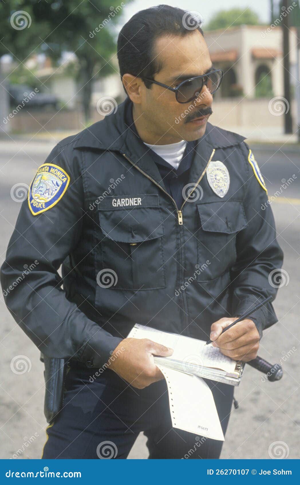 Traffic Cop Writing Ticket, Editorial Photography - Image of santa ...