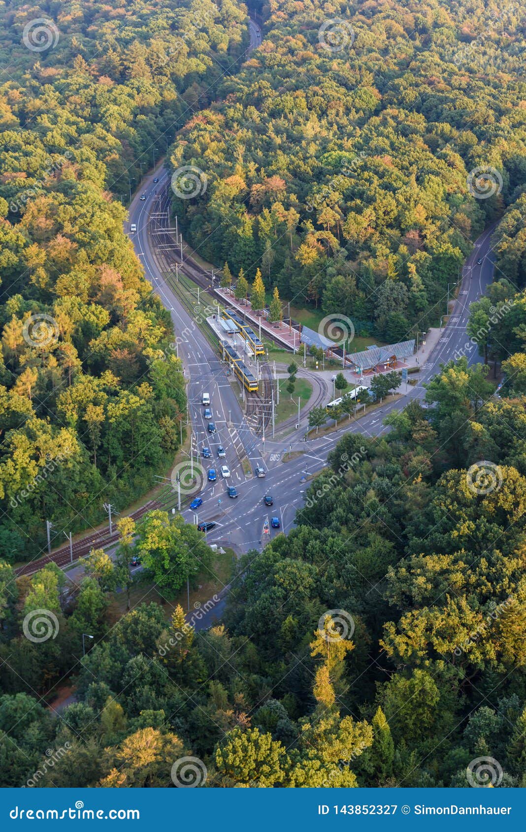 Traffic Crossing of Trains and Cars Stock Image - Image of railway ...