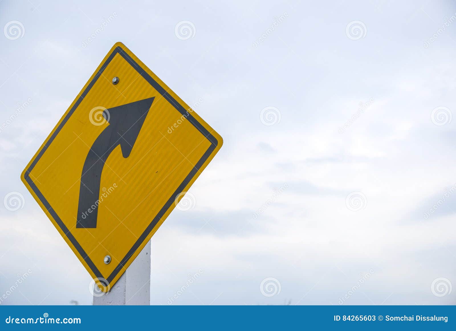 Traffic on the curve way stock image. Image of color - 84265603