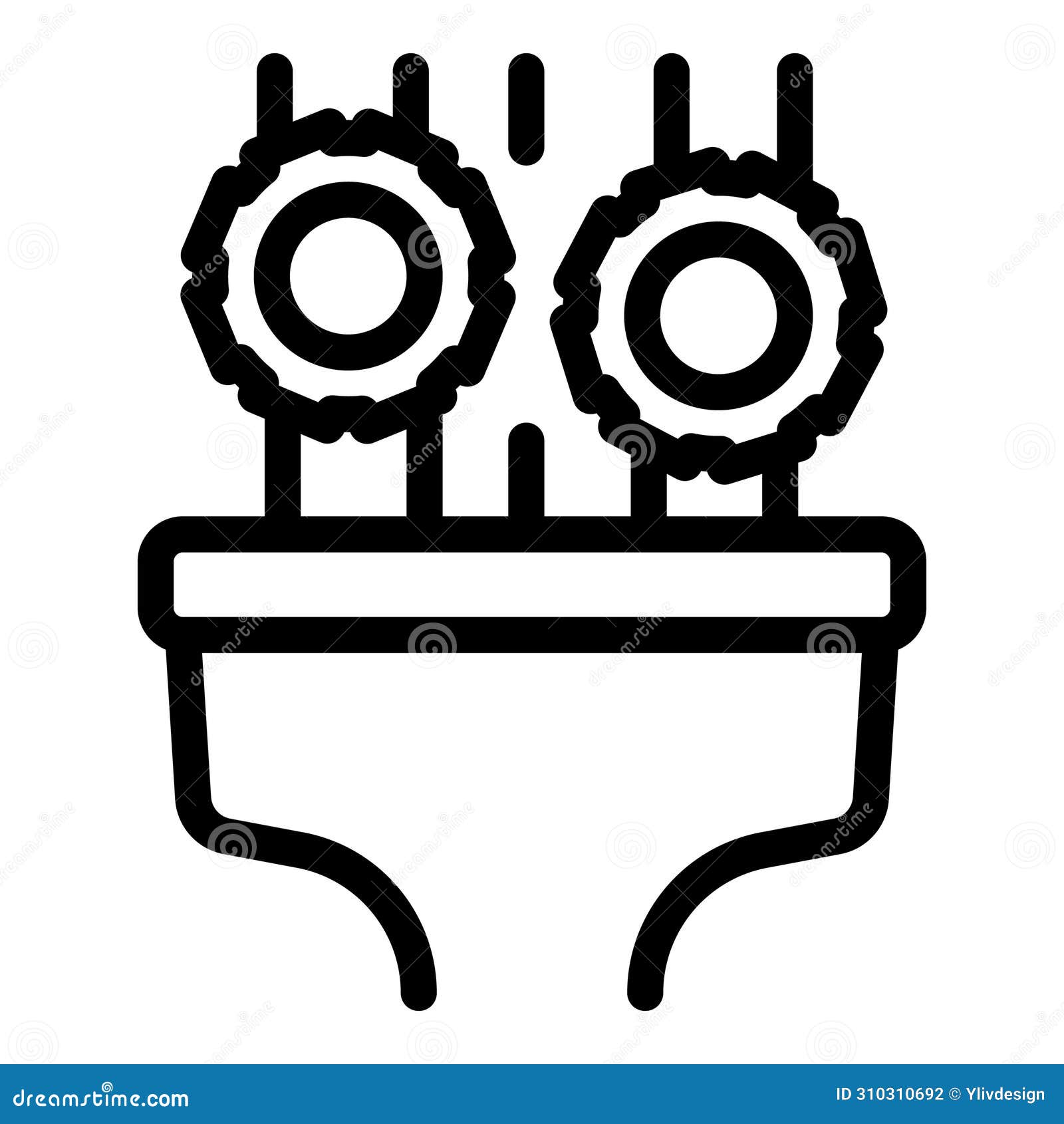 Traffic Flow Processing Icon Outline Vector. Urban Development System ...