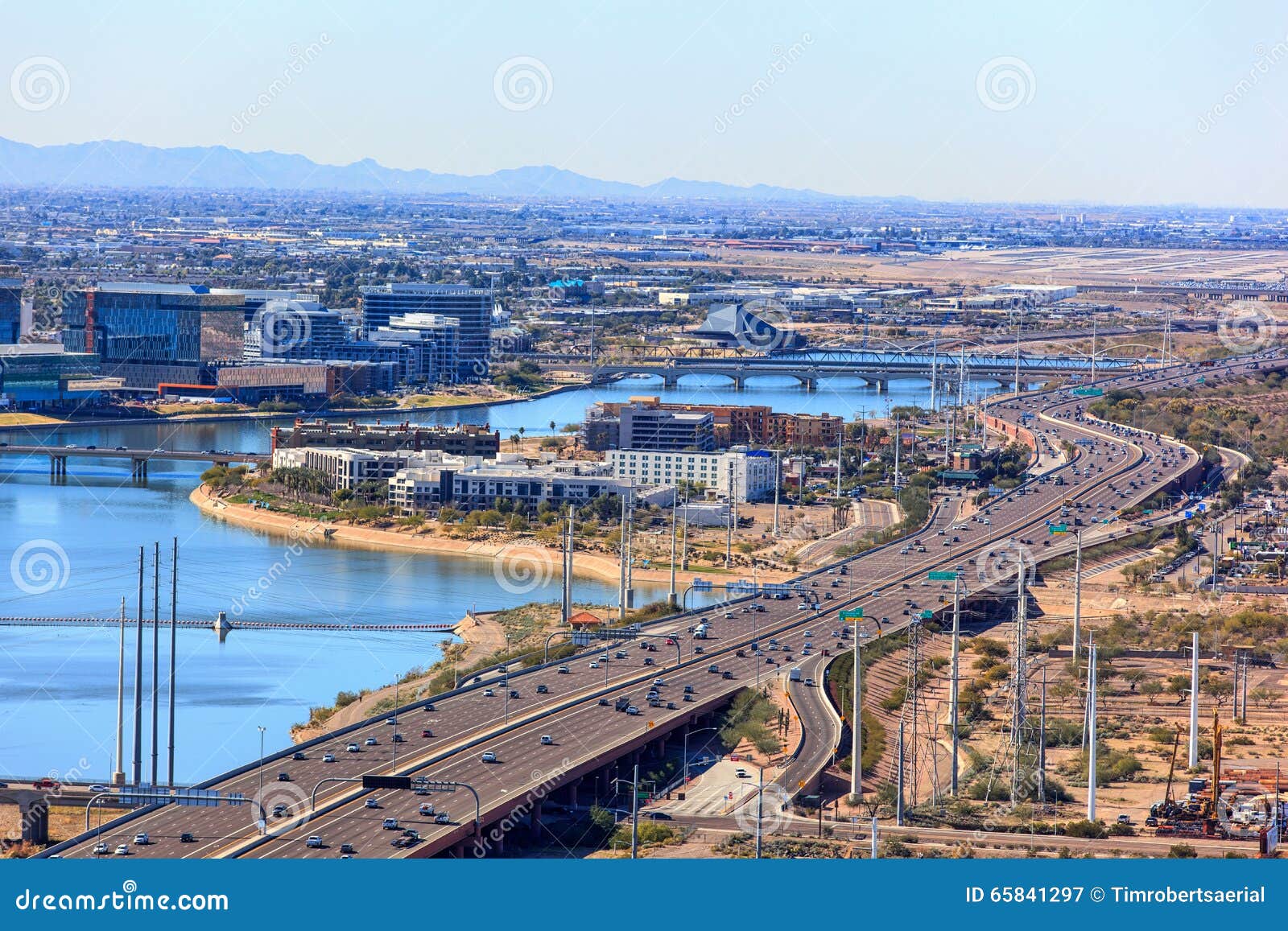 Traffic on the 202 stock image. Image of architecture - 65841297