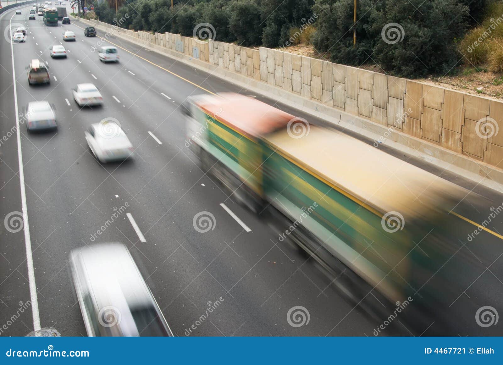 Traffic in high speed stock image. Image of pollution - 4467721