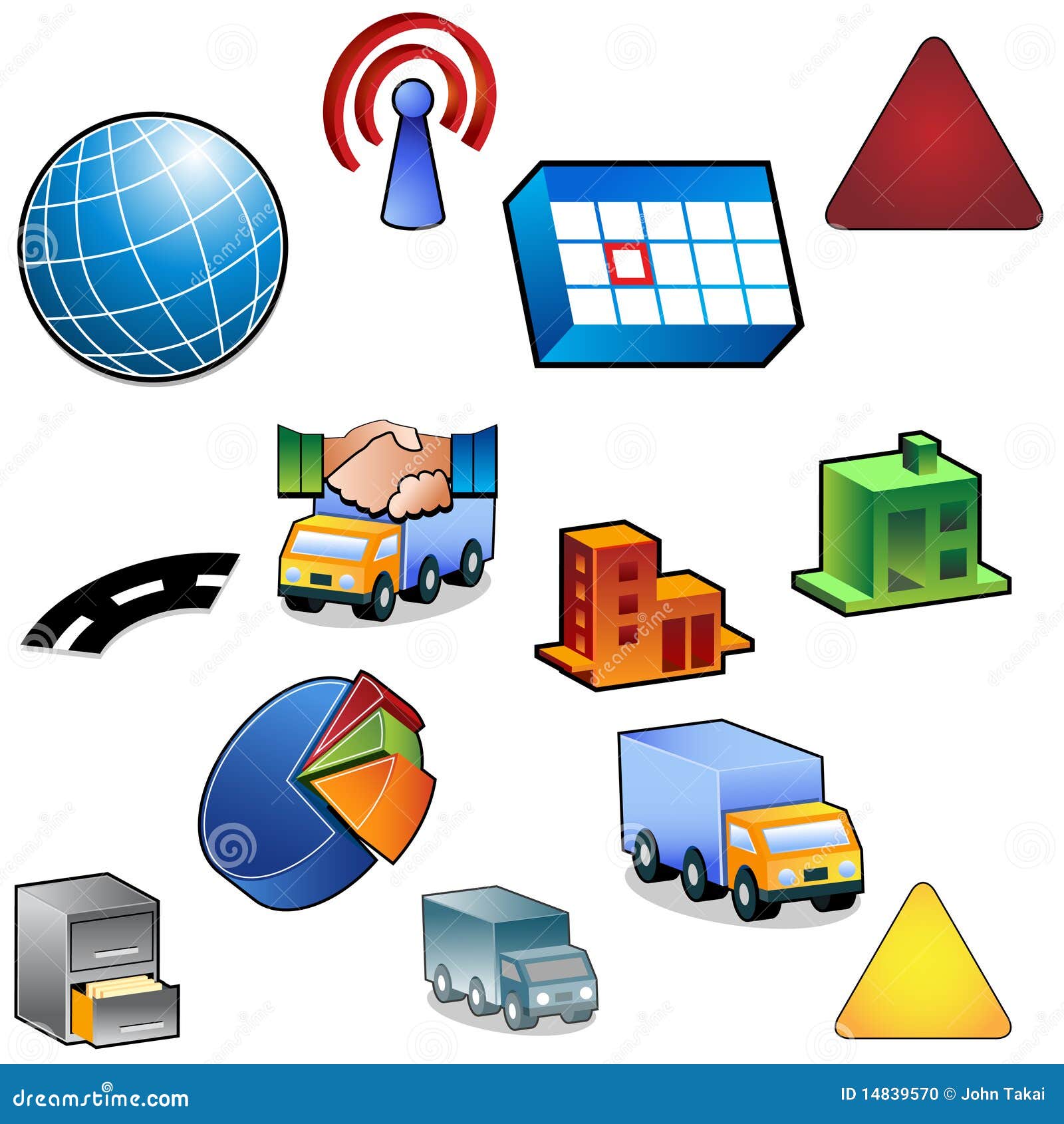 Traffic Icon Set stock vector. Illustration of dashboard - 14839570