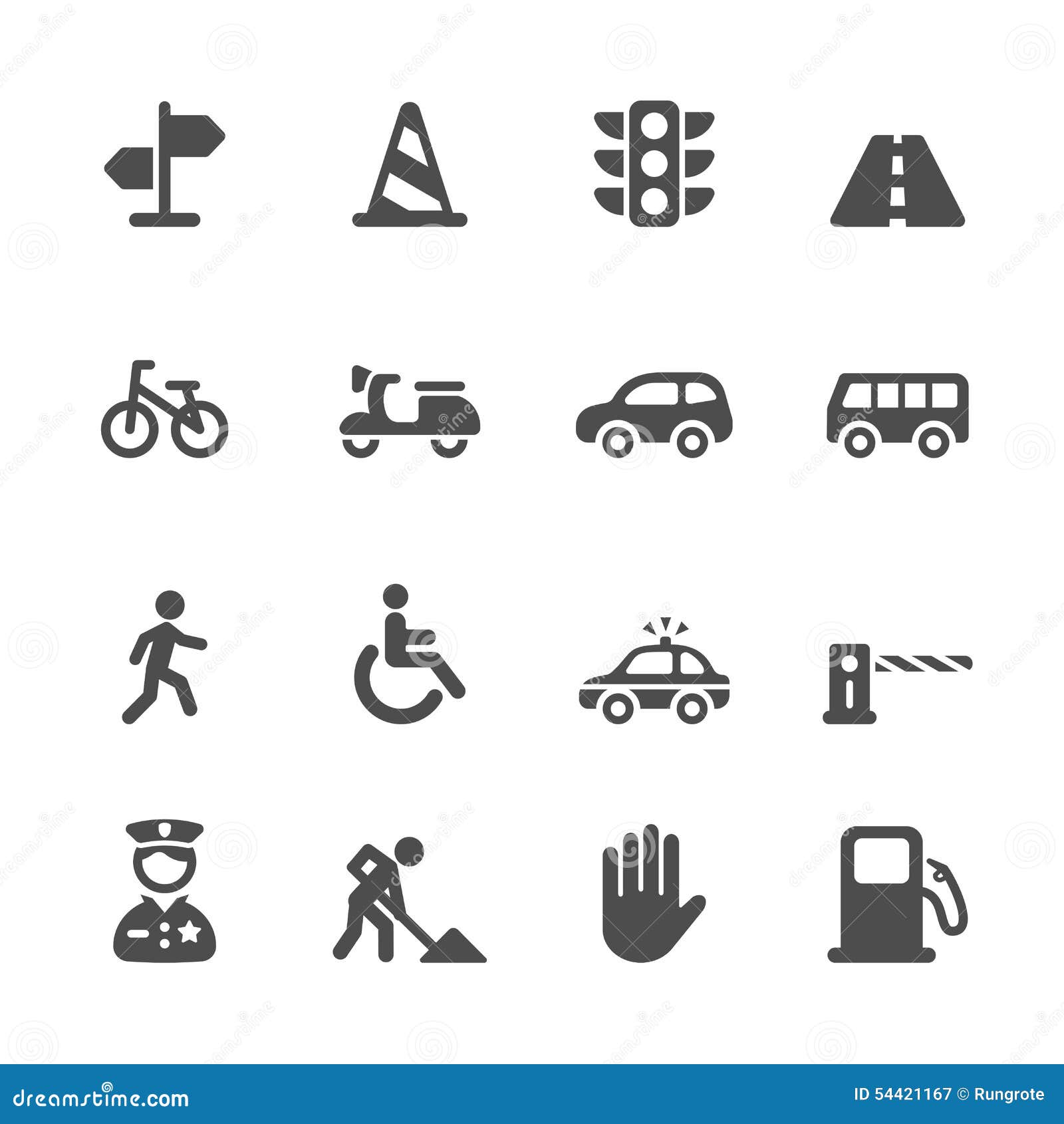 Traffic Icon Set, Vector Eps10 Stock Vector - Illustration of road ... Traffic Icon Set, Vector Eps10 Stock Vector - Illustration of road ...
