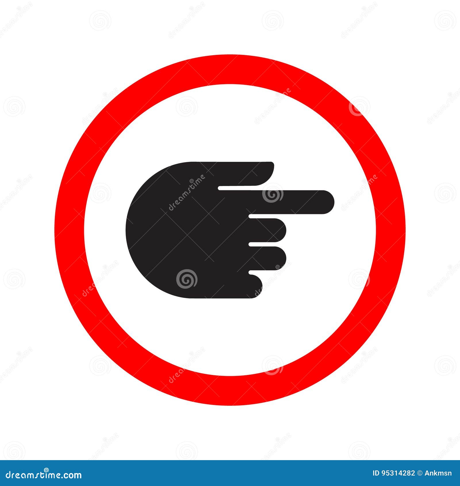 Traffic Indicator Turn Sign Hand Stock Vector - Illustration of move ...