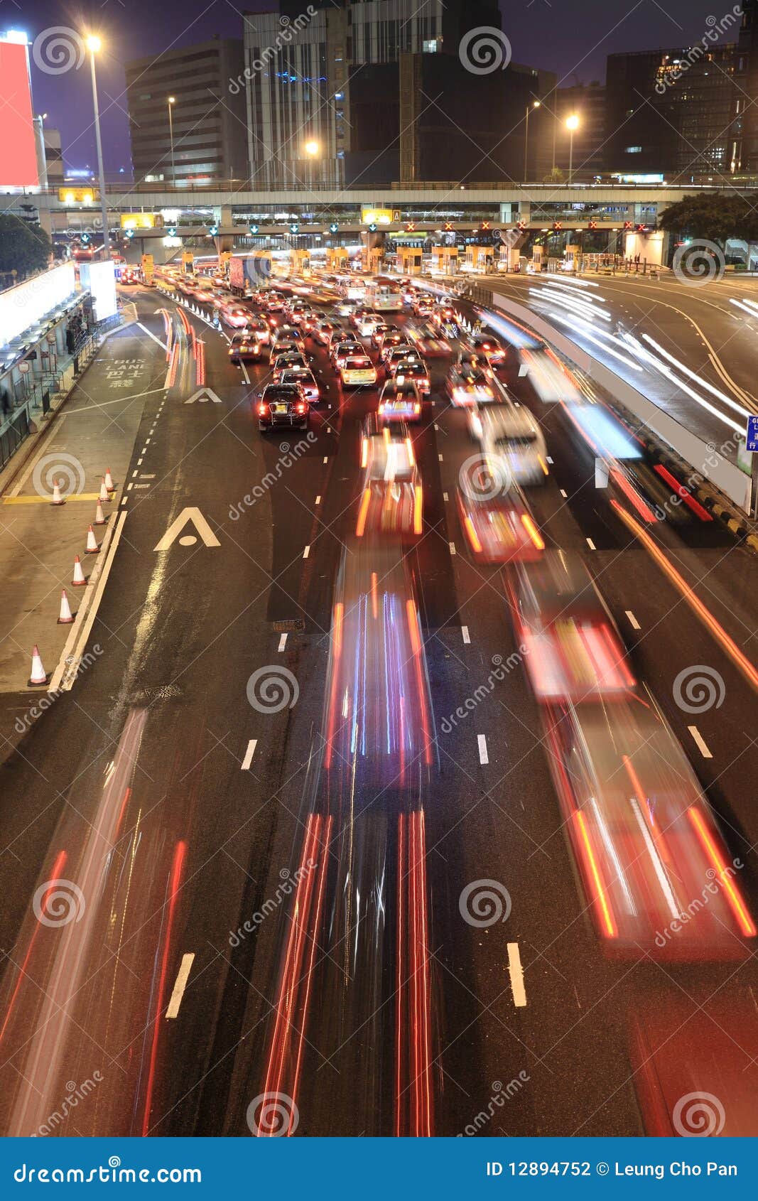 Traffic jam stock photo. Image of moving, hour, downtown - 12894752