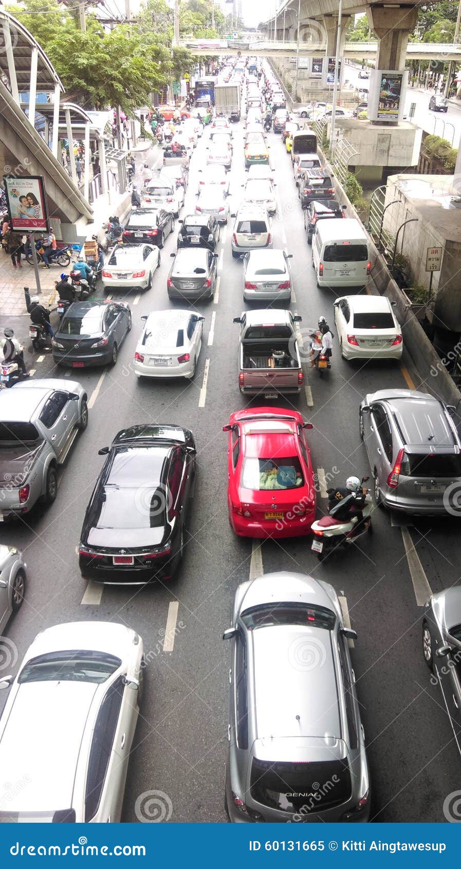 Traffic jam editorial image. Image of trafficjam, traffic - 60131665