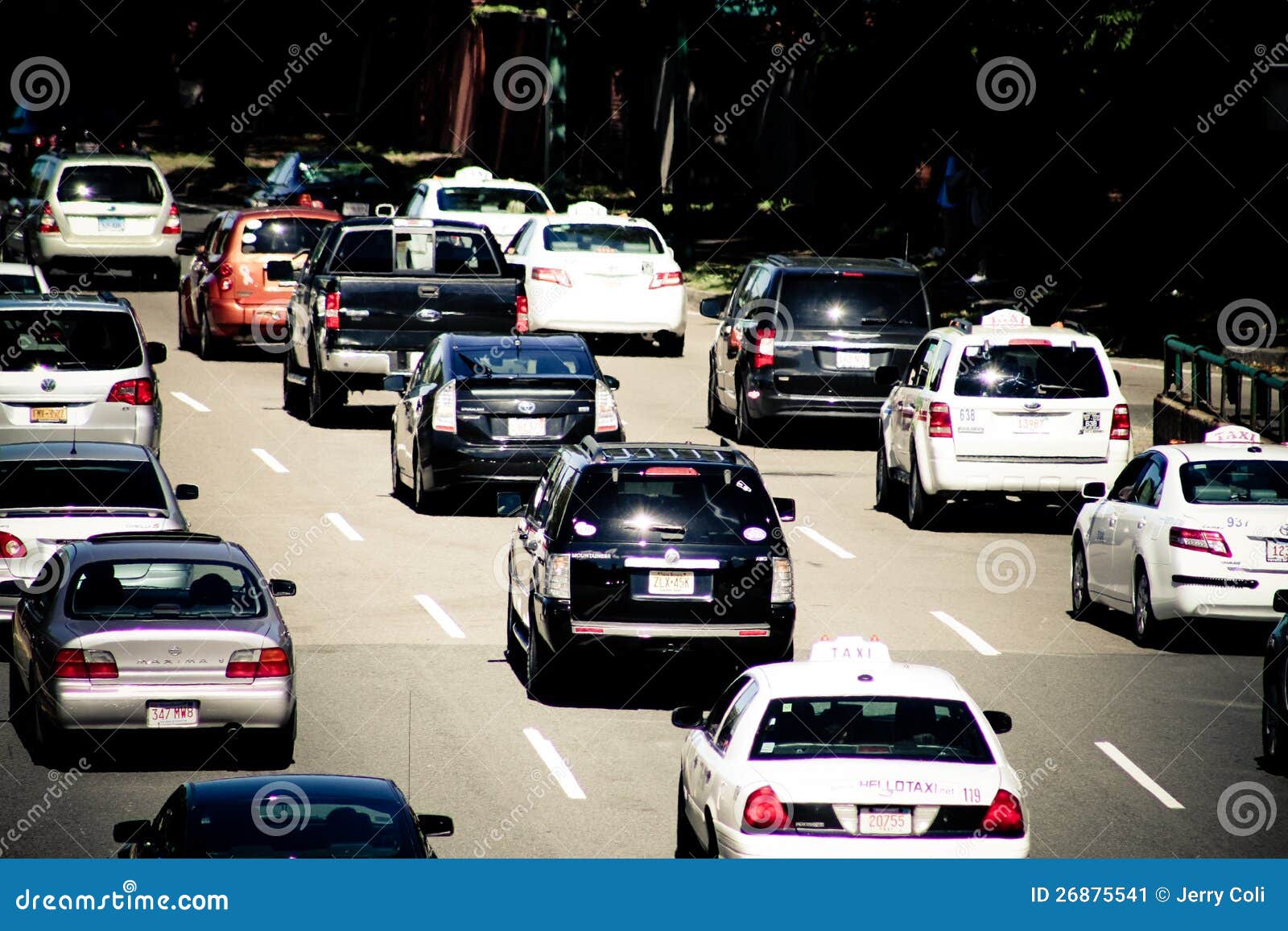 Traffic Jam, Boston, MA editorial photo. Image of vehicles - 26875541