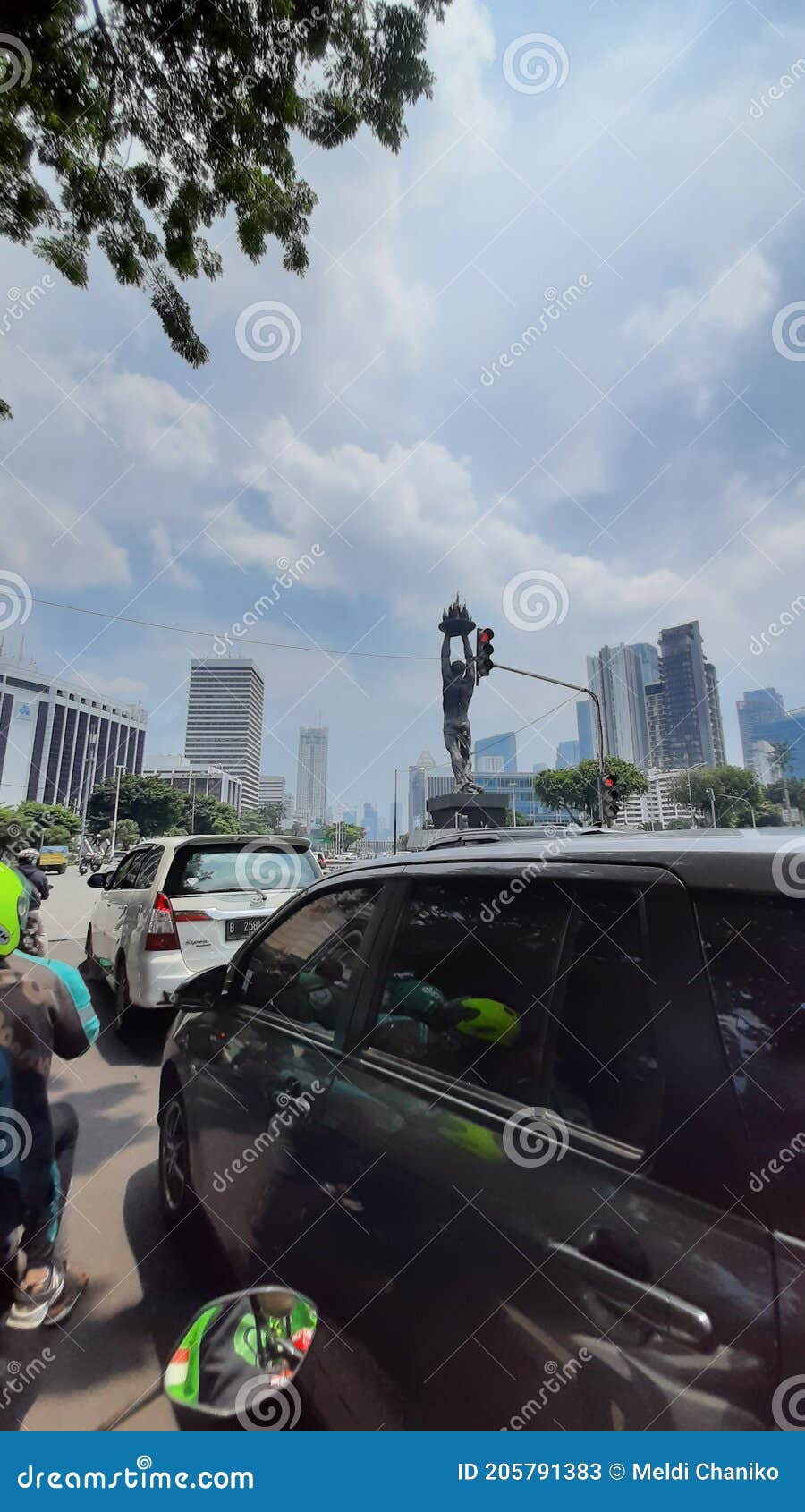 Traffic Jam at Crowd Street Jakarta Editorial Stock Photo - Image of ...