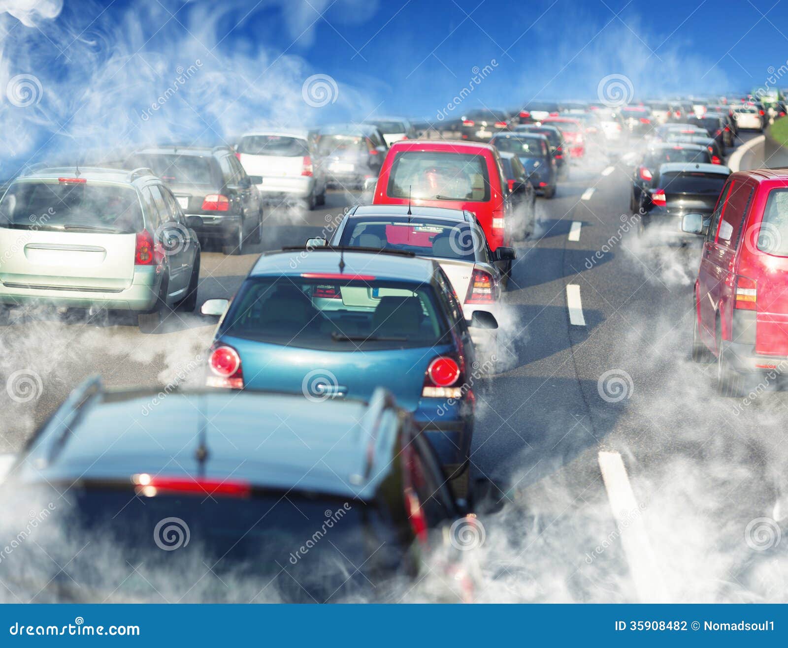 Traffic jam stock photo. Image of slowdown, scene, county - 35908482