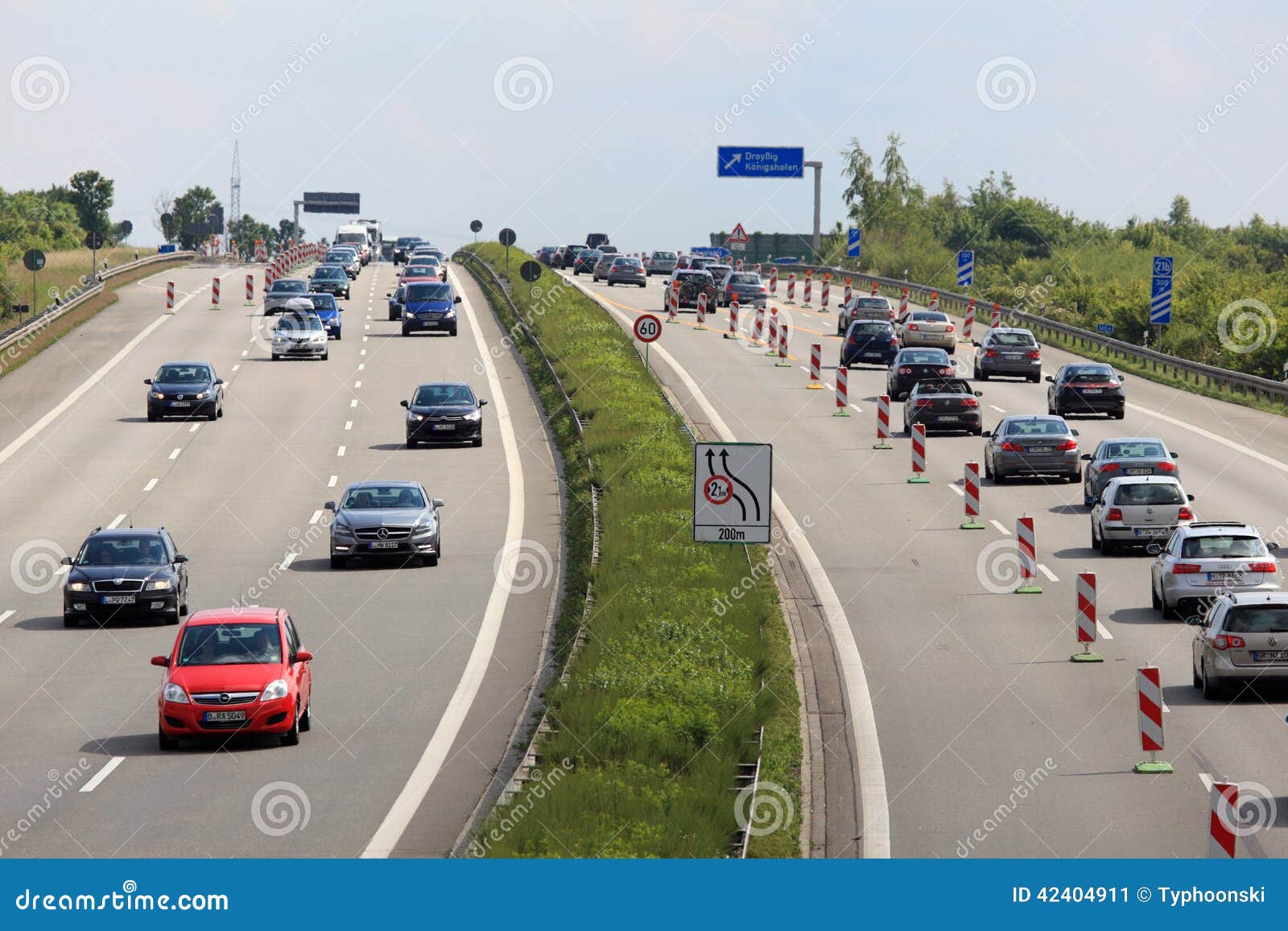 Traffic jam editorial photo. Image of german, motorway - 42404911