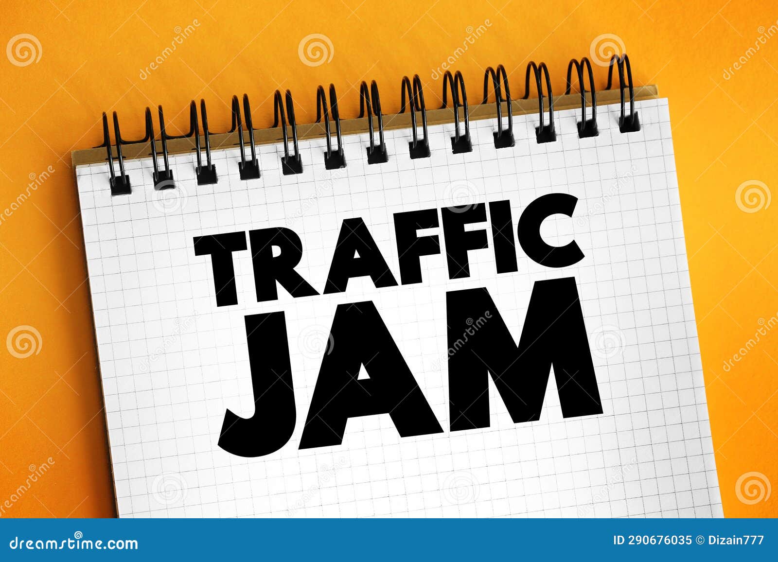 Traffic Jam is a Long Line of Vehicles that Cannot Move Forward because ...