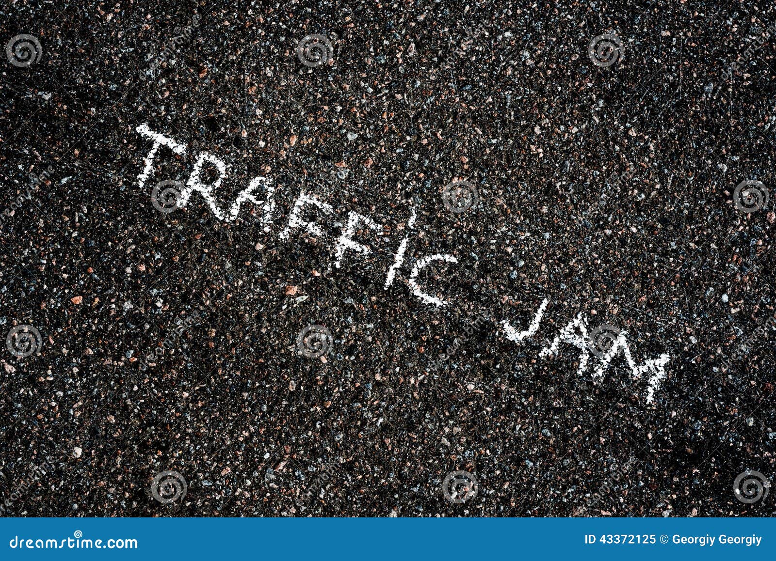 Traffic jam stock image. Image of busy, roadside, arrow - 43372125