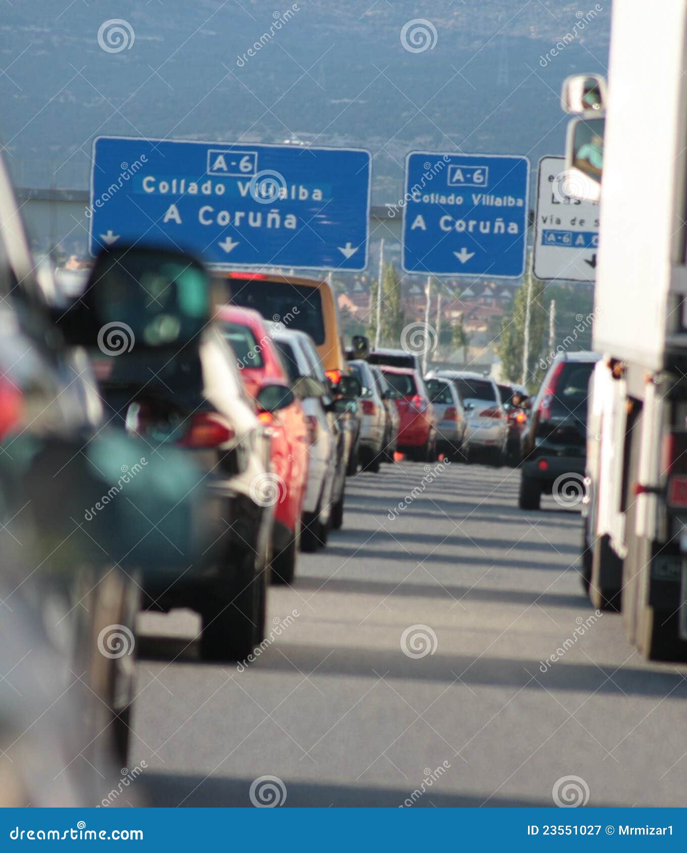 Traffic Jam Spain editorial photography. Image of cars - 23551027