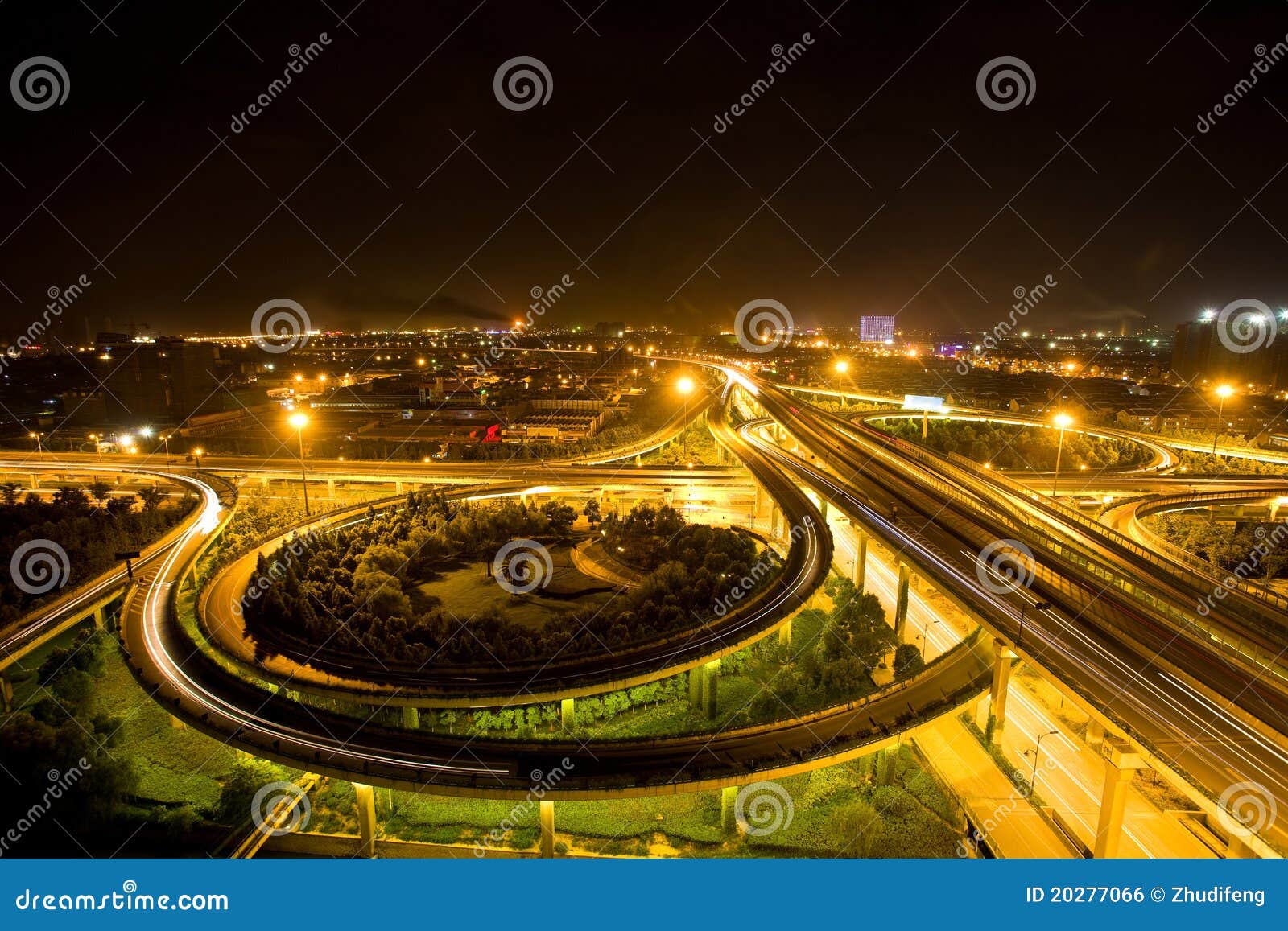 Traffic on junction stock photo. Image of energy, overpass - 20277066